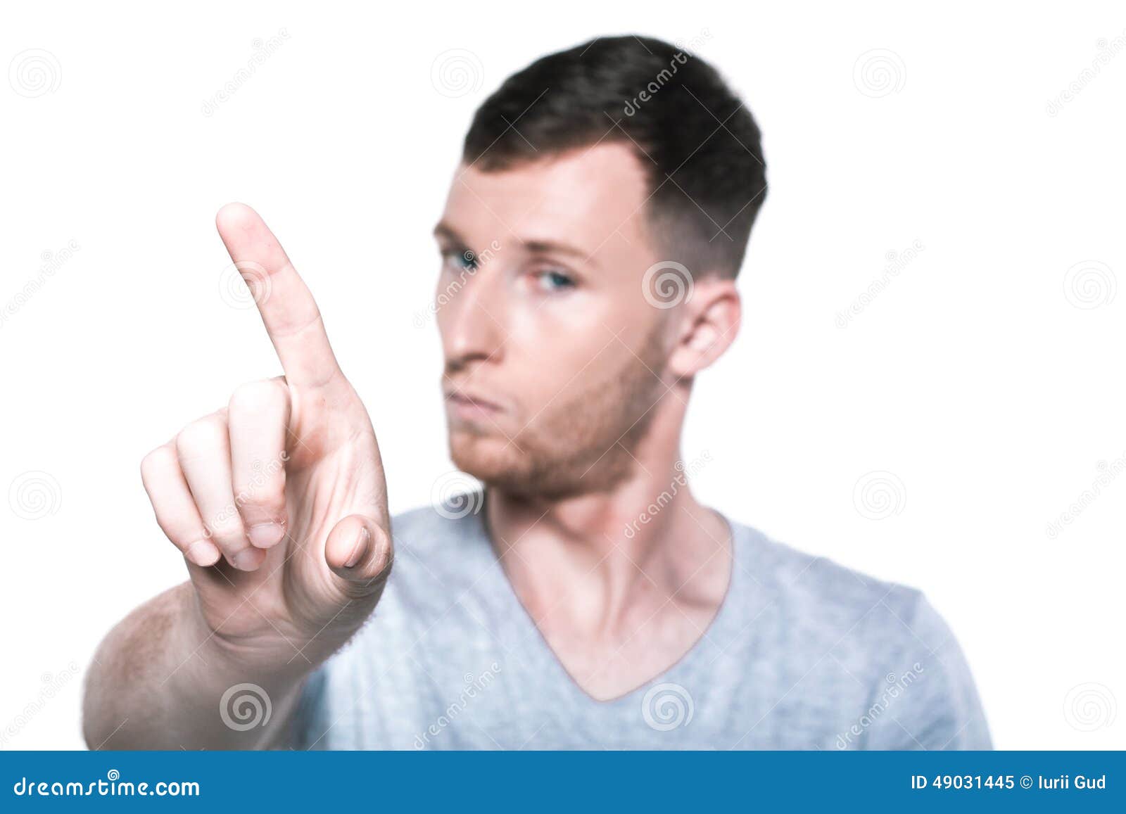 Wrong move! Stop it! stock image. Image of caucasian - 49031445