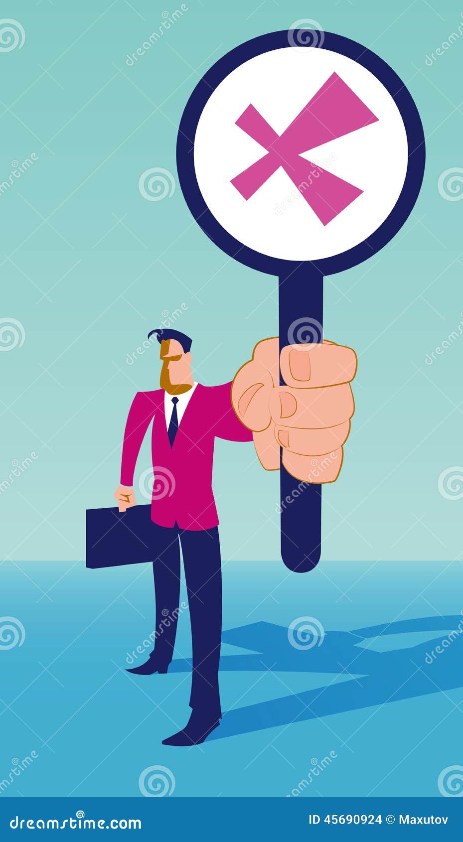 Wrong plate stock vector. Illustration of rating, voting - 45690924