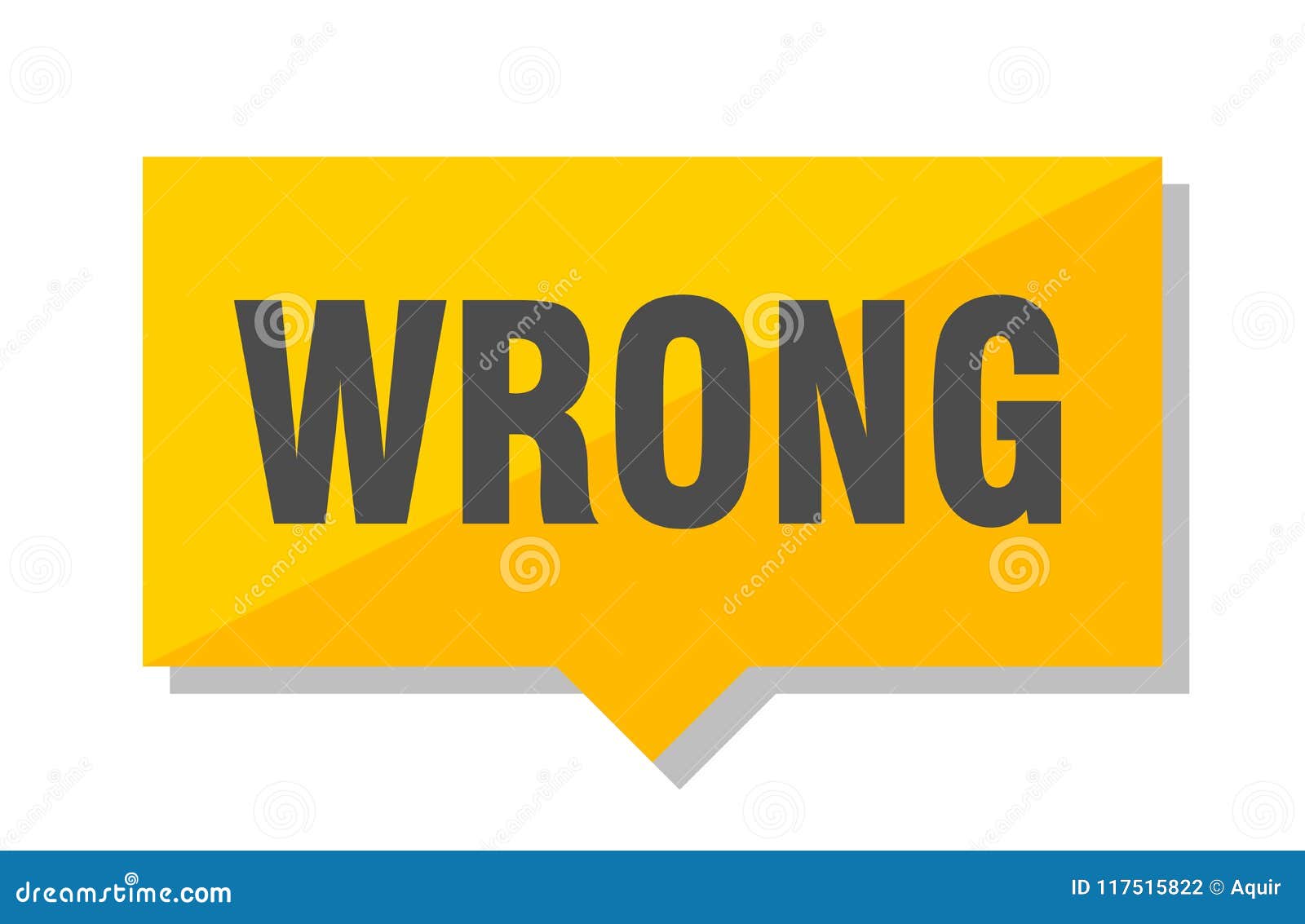 Wrong price tag stock vector. Illustration of insignia - 117515822