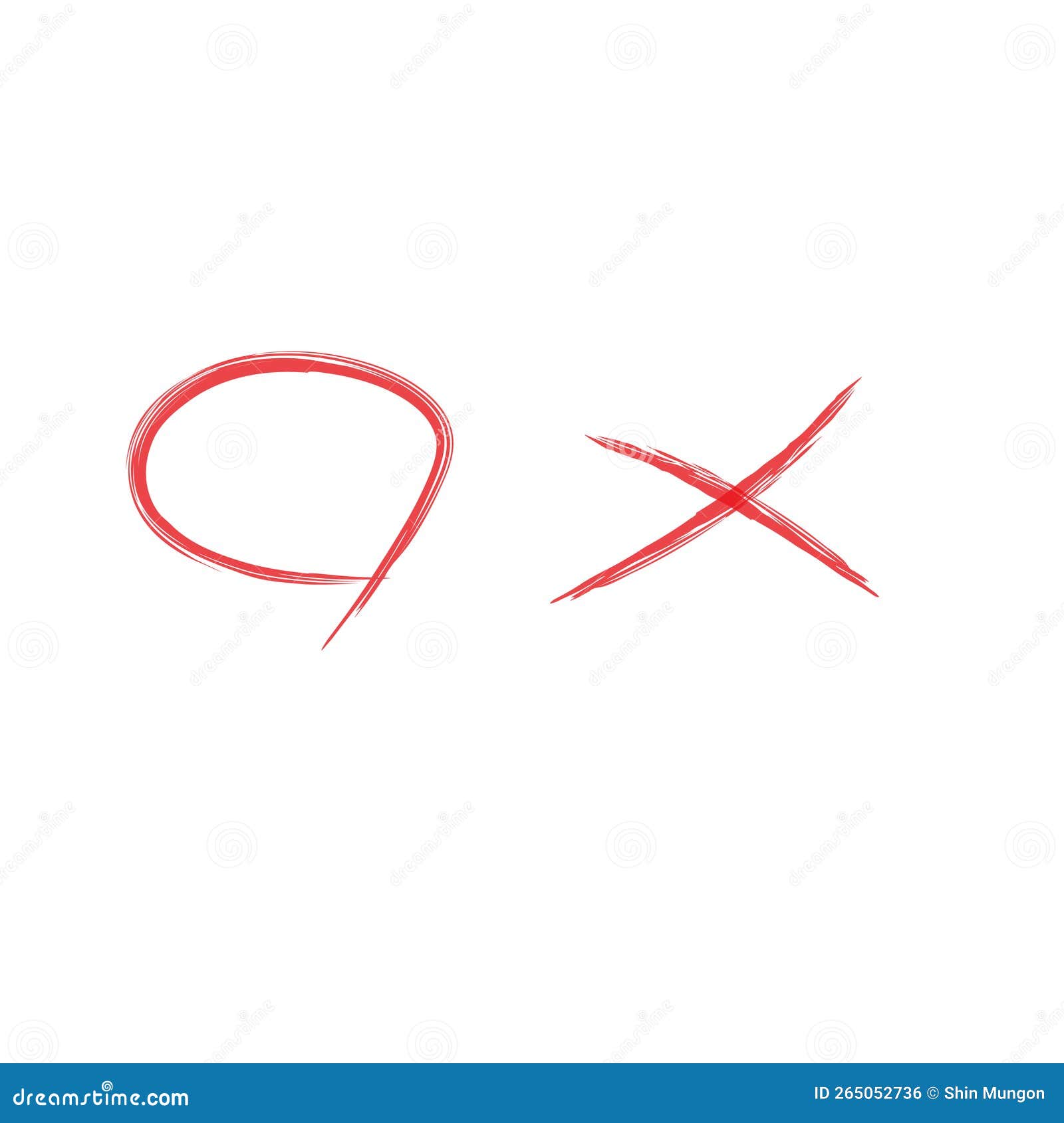 Wrong and Right Symbol Collection Stock Photo - Illustration of right ...