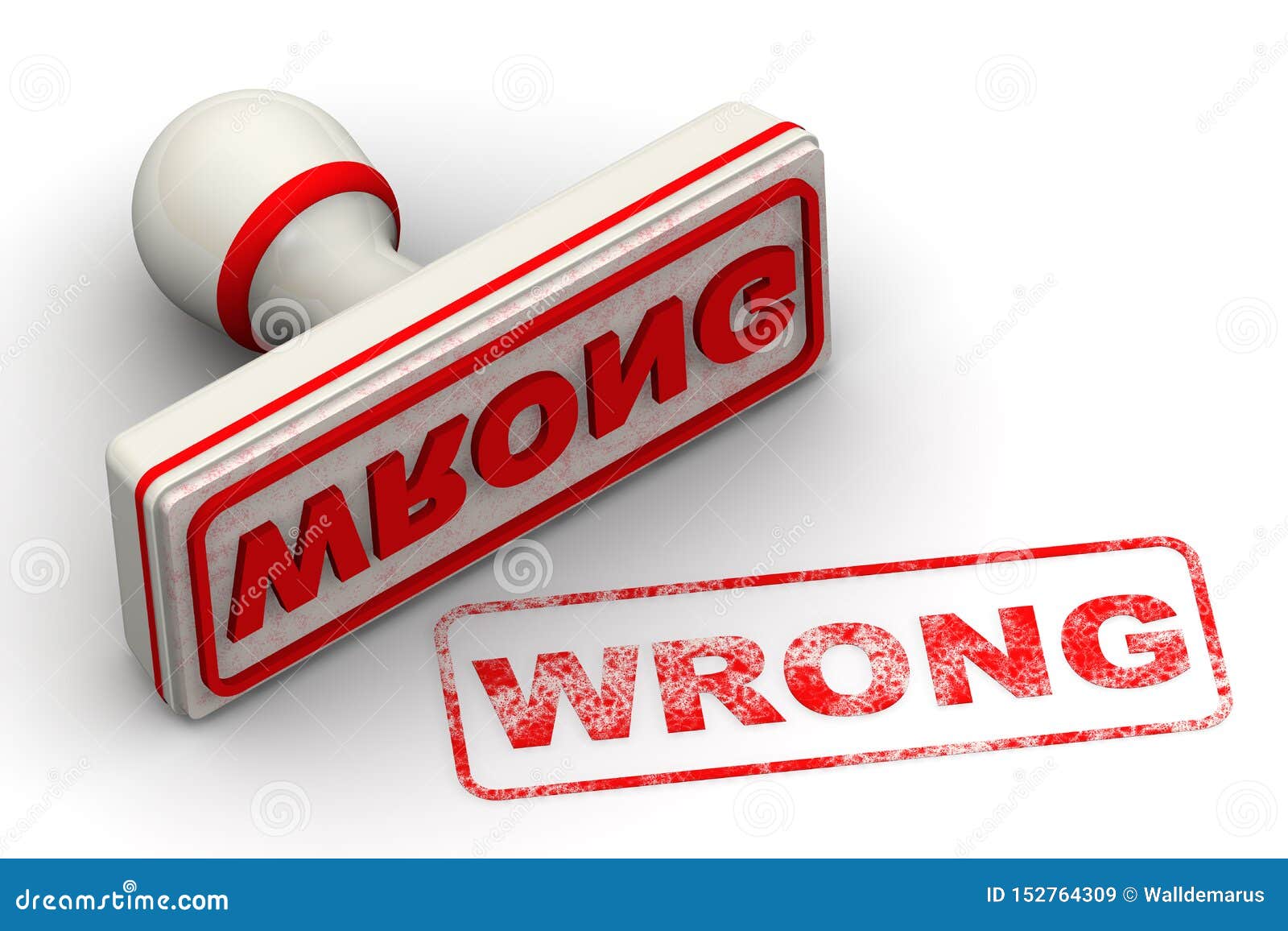 Wrong. Seal and imprint stock illustration. Illustration of icon - 152764309