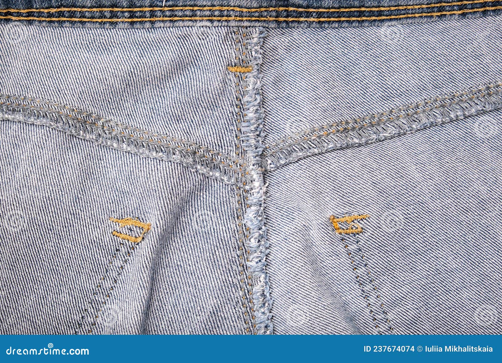 The Wrong Side, Fabric of Jeans Denim Close Up, Reverse and Back Side ...