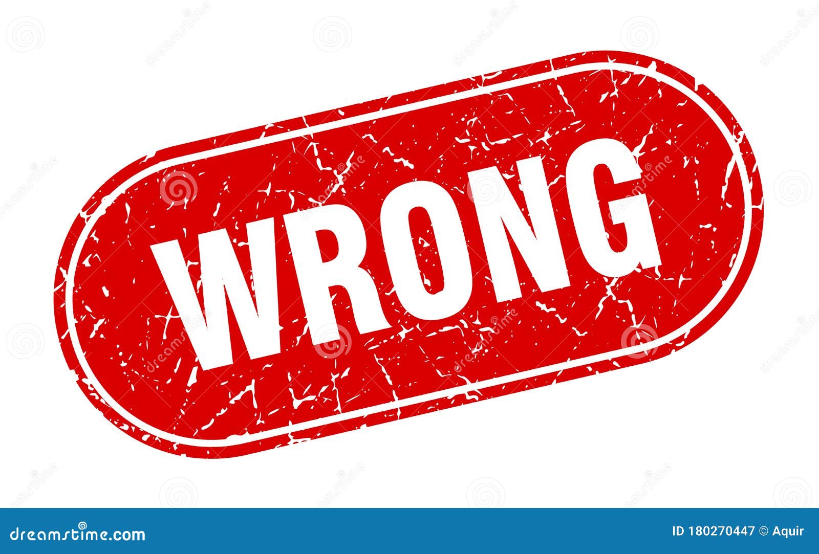 Wrong Sign. Wrong Grunge Stamp Stock Vector - Illustration of grungy ...