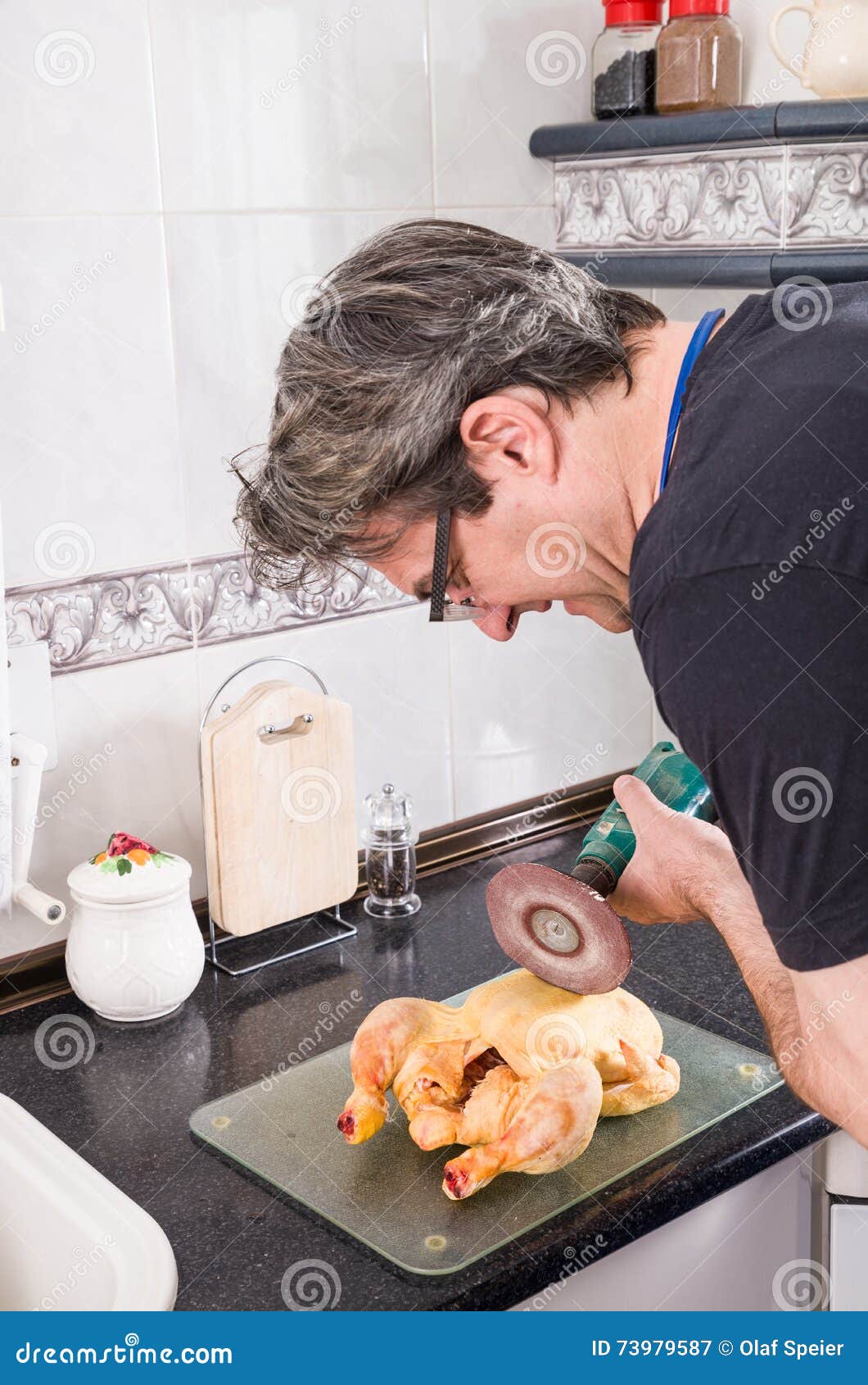 Wrong tool stock image. Image of spoilt, humour, grinder - 73979587