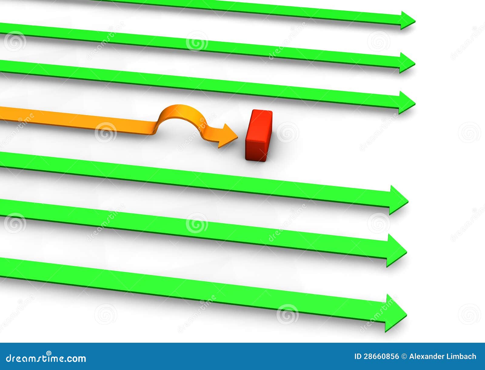 Wrong way stock illustration. Illustration of line, path - 28660856