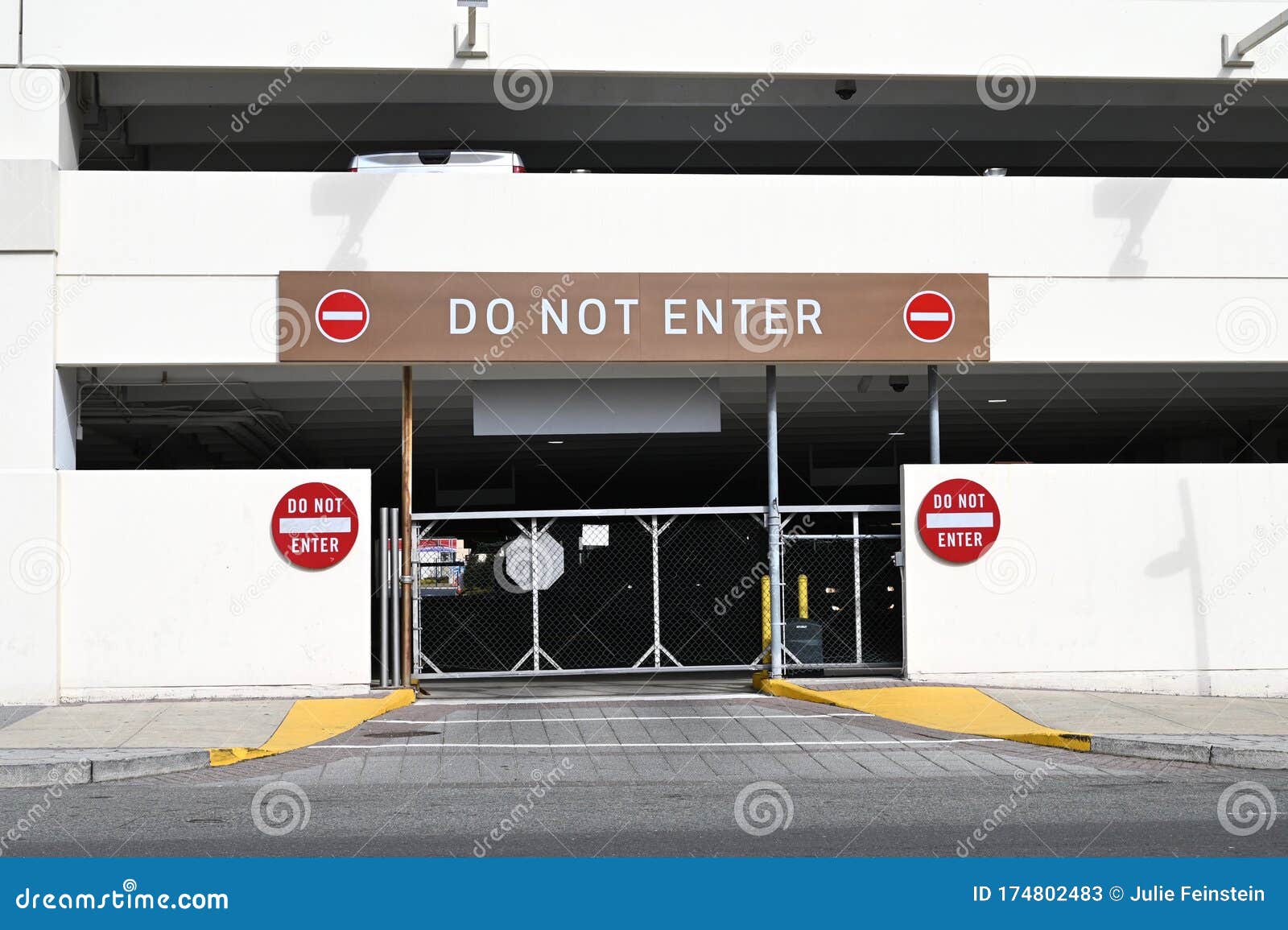 Wrong Way stock image. Image of wrong, enter, warning - 174802483