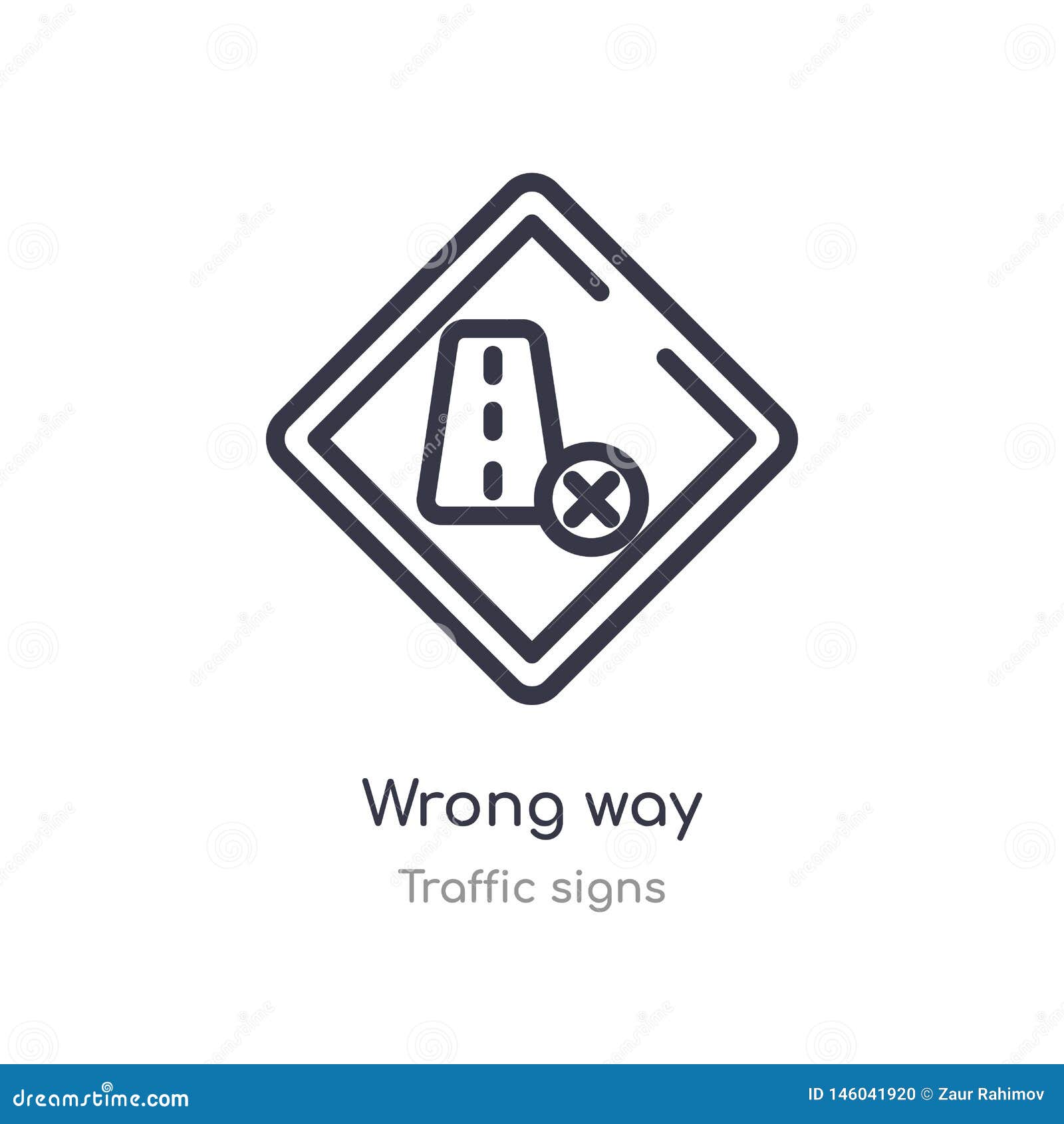 Wrong Line Icons, Signs, Vector Set, Linear Concept, Outline ...