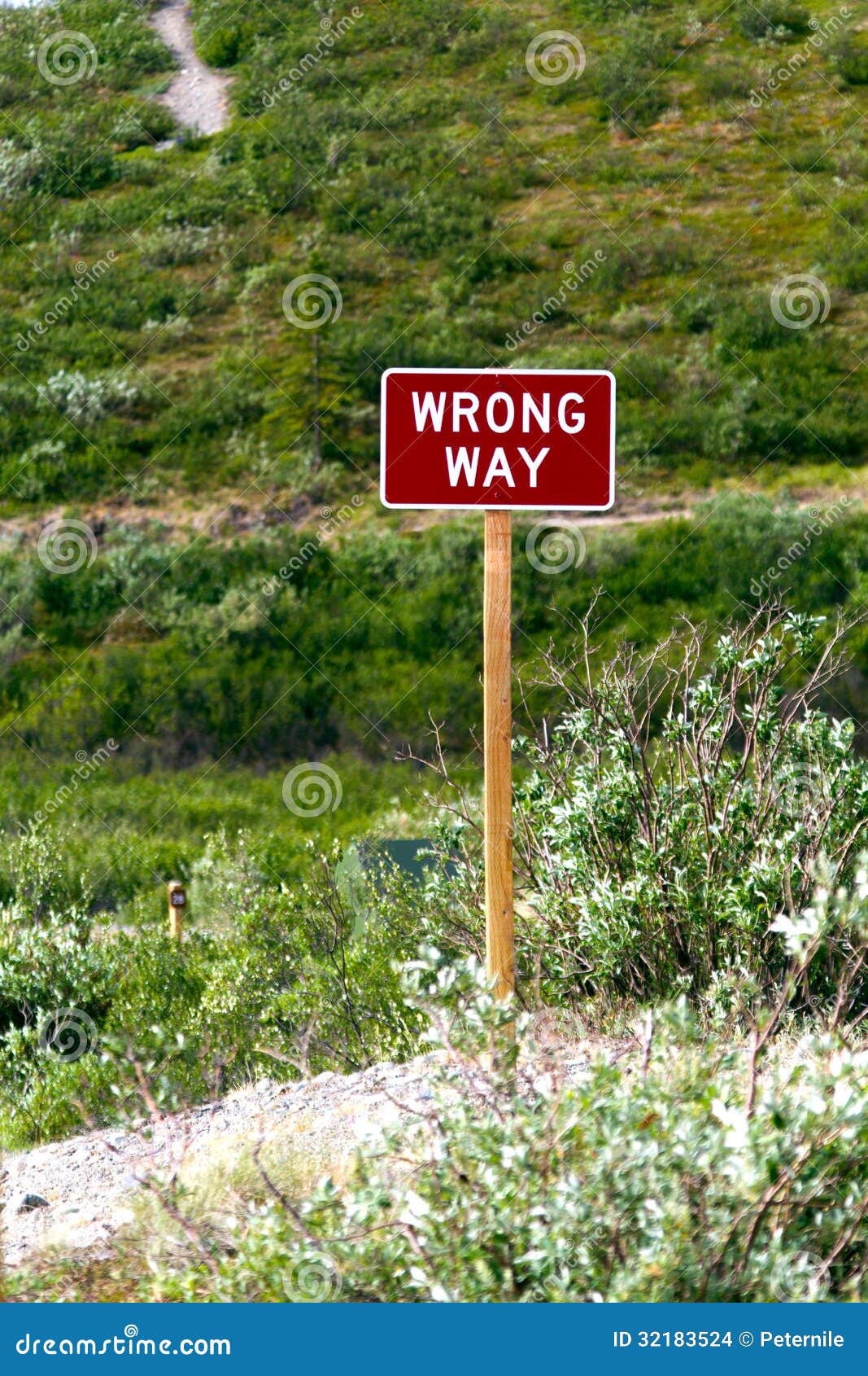 Wrong way stock photo. Image of rectangle, entrance, symbol - 32183524
