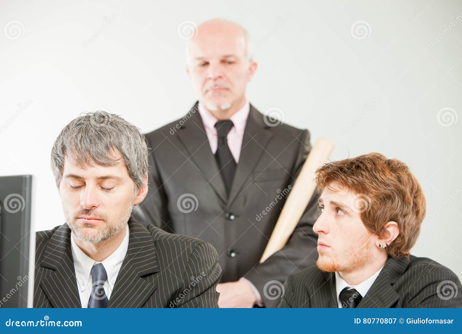 Wrong Ways of Managing a Teamwork Stock Image - Image of teaching, lazy ...
