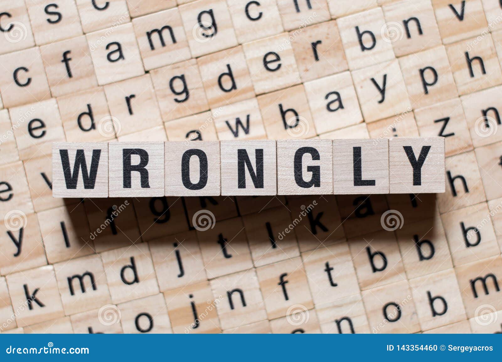 Wrongly word concept stock photo. Image of decide, dilemma - 143354460