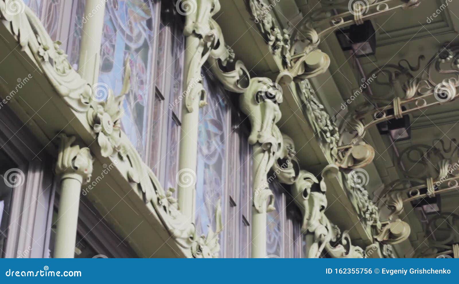 Wrought Iron Architecture Buildings Ironwork Pattern Creativity Stock ...