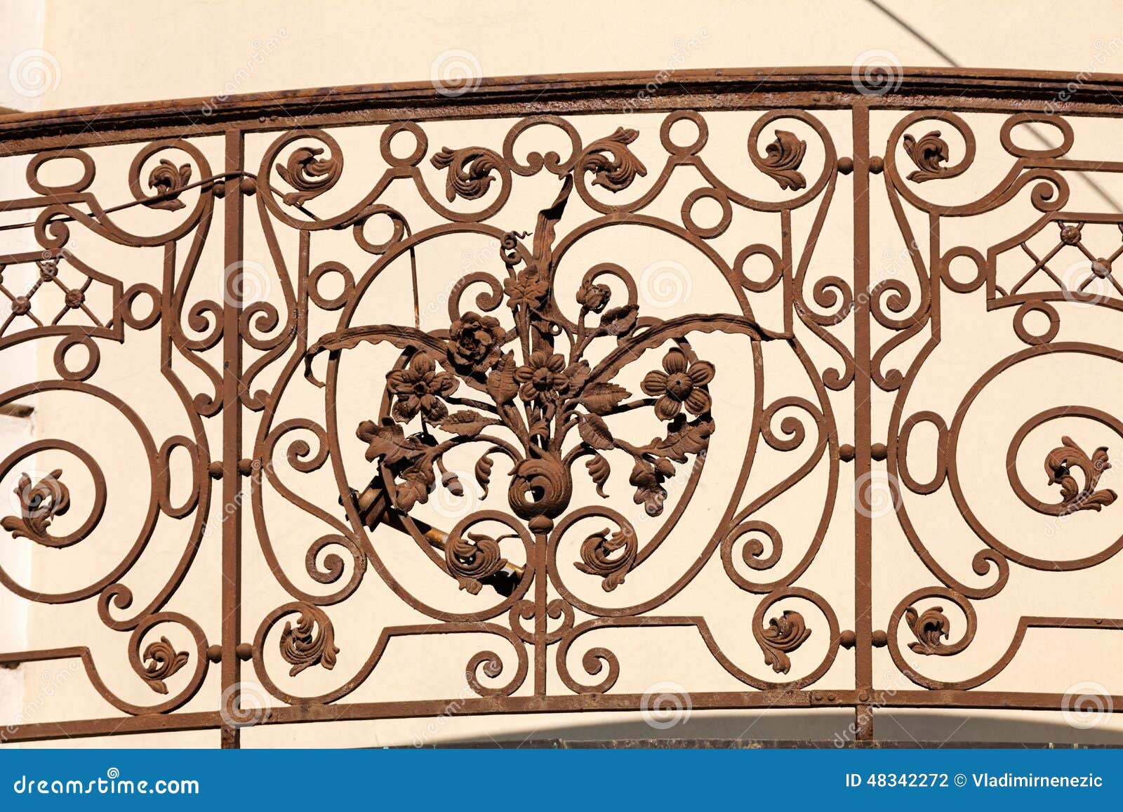 Wrought iron stock photo. Image of curve, blacksmith - 48342272