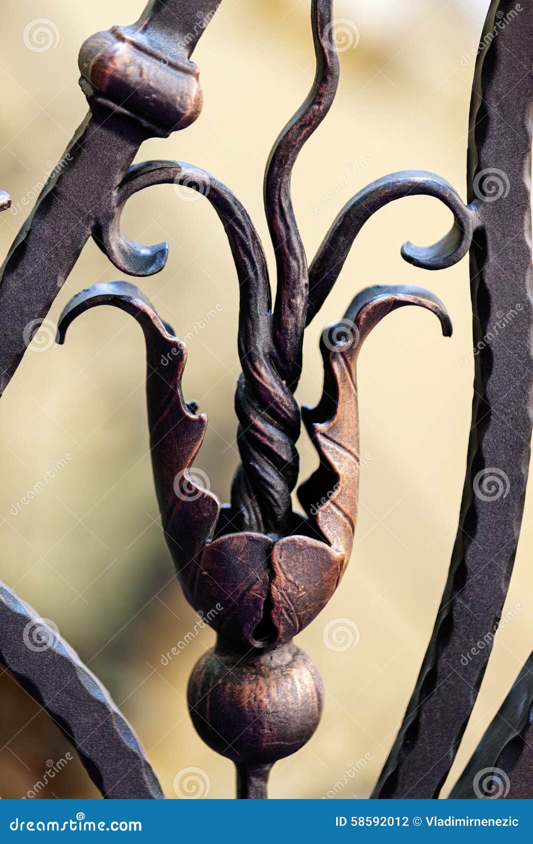 Wrought iron stock photo. Image of element, decoration - 58592012