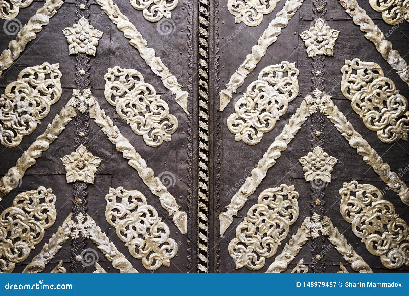 Wrought-iron Gates, Ornamental Forging, Forged Elements Close-up Stock ...