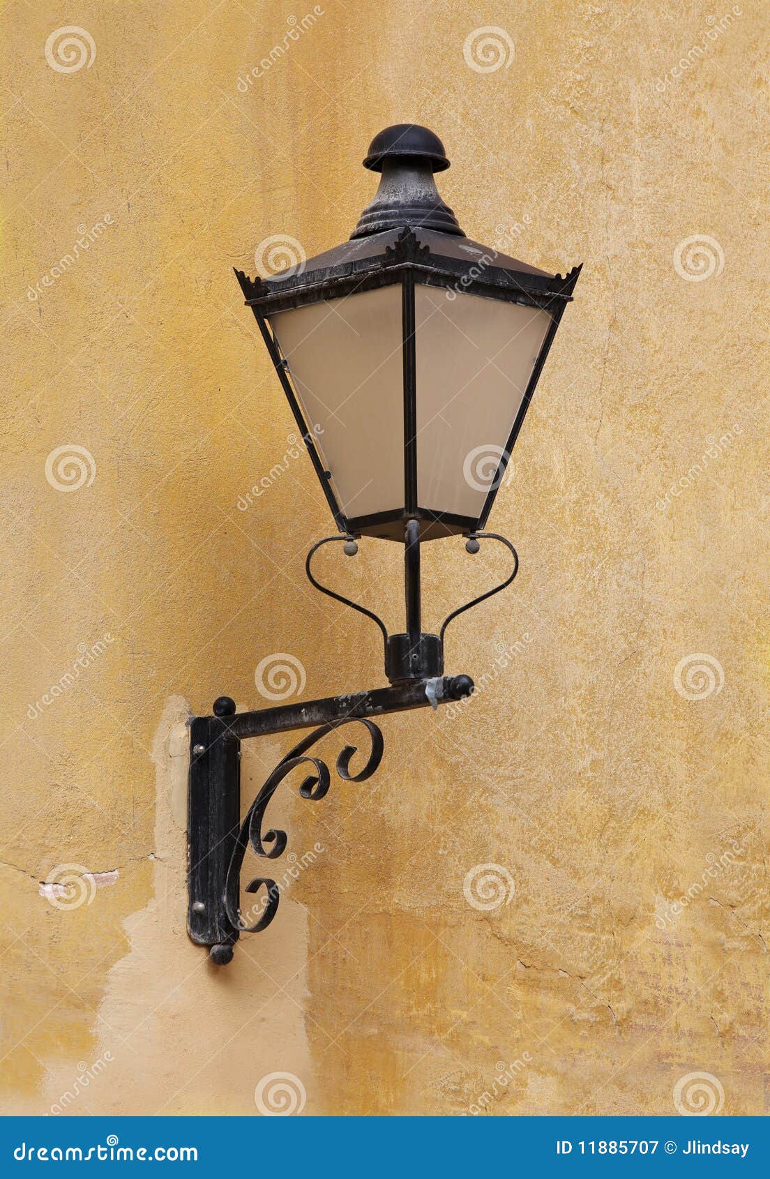 Wrought iron lamp stock image. Image of lantern, beautiful - 11885707