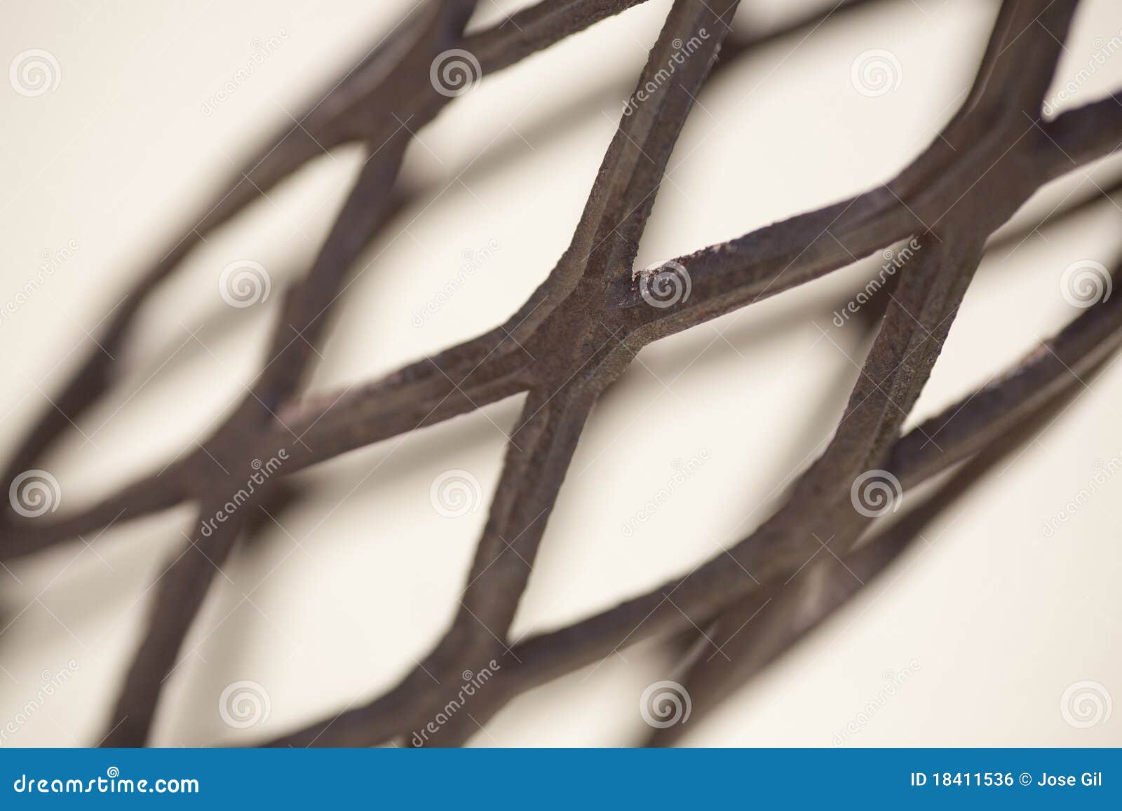 Wrought Iron Mesh Detail stock photo. Image of architectural - 18411536