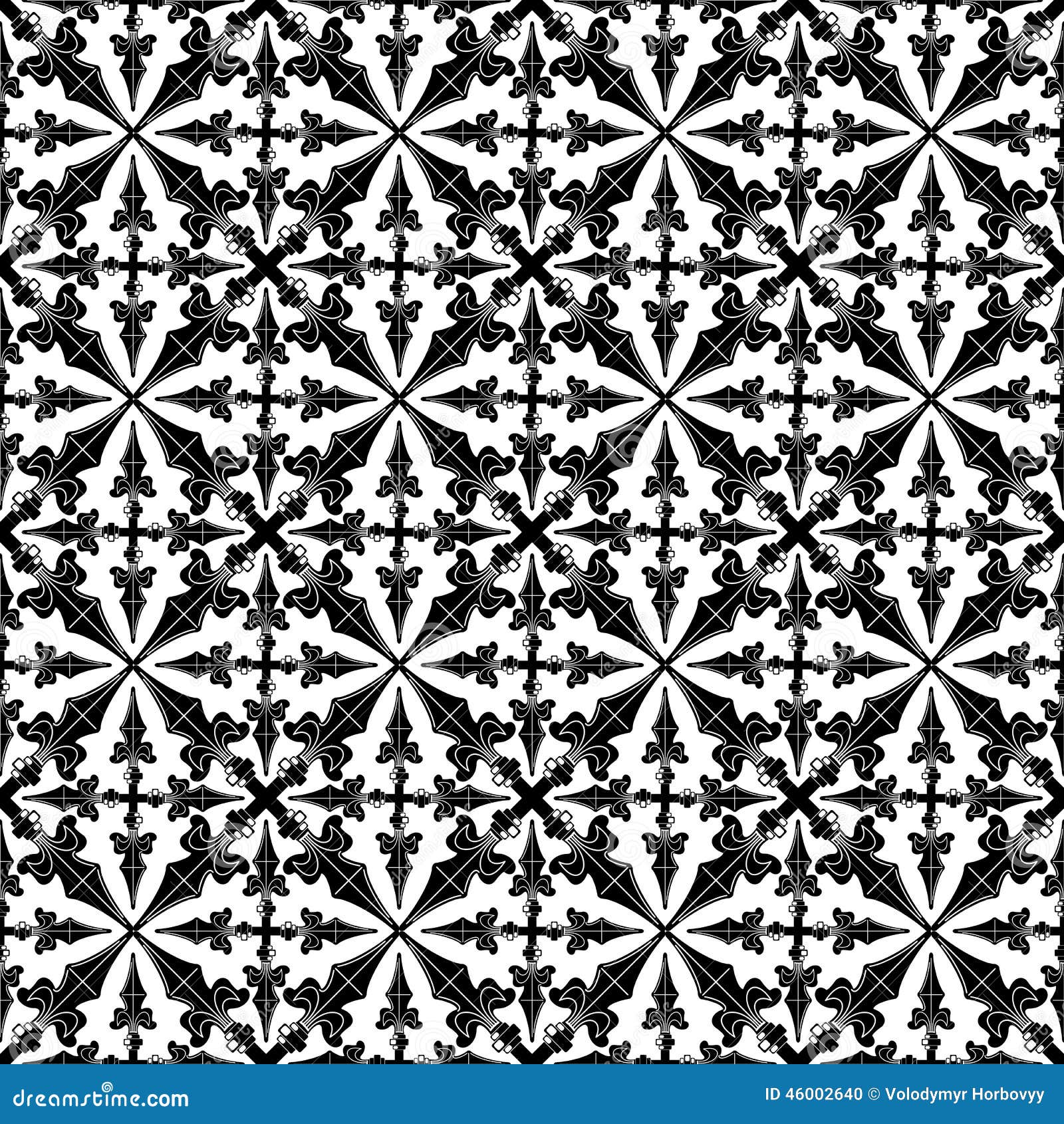 Wrought iron pattern stock vector. Illustration of grate - 46002640