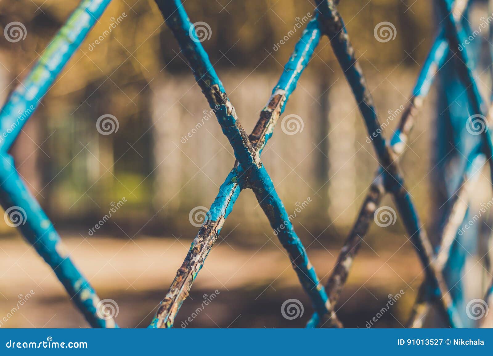 Wrought Iron. Restriction of Freedom Stock Image - Image of boundary ...