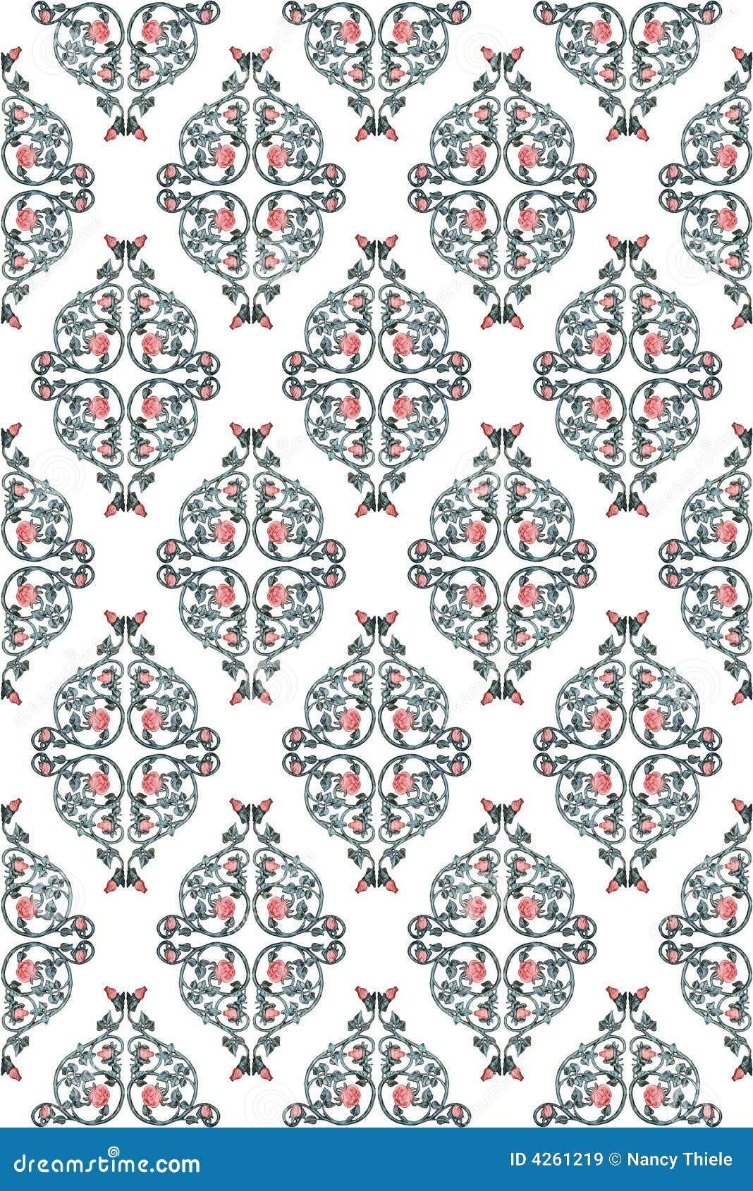 Wrought Iron Rose Vine Pattern Stock Image - Image of vine, texture ...