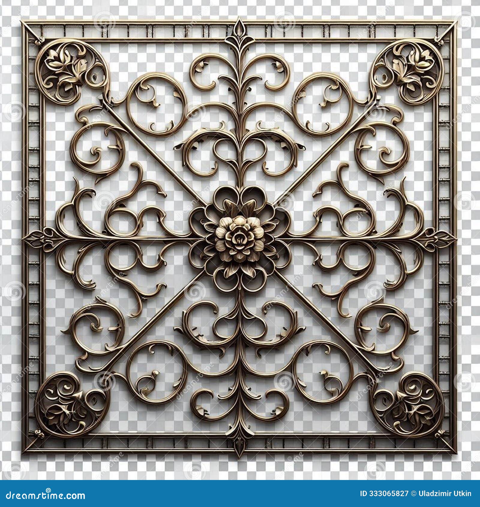Ideas for a Beautiful and Secure Wrought Metal Window Grille in ...