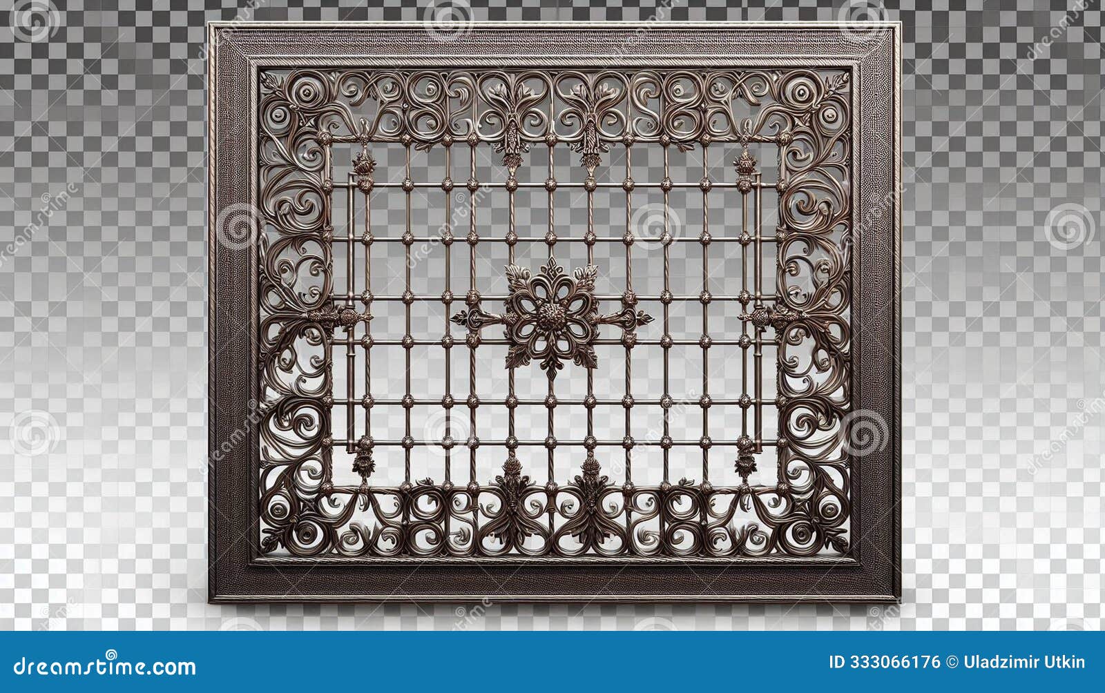 Ideas for a Beautiful and Secure Wrought Metal Window Grille in ...