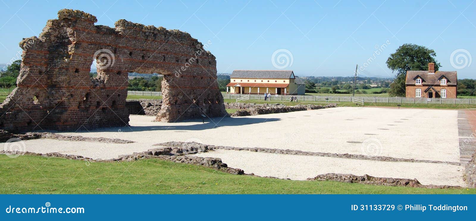 Wroxeter Roman City immagine stock. Immagine di romano - 31133729