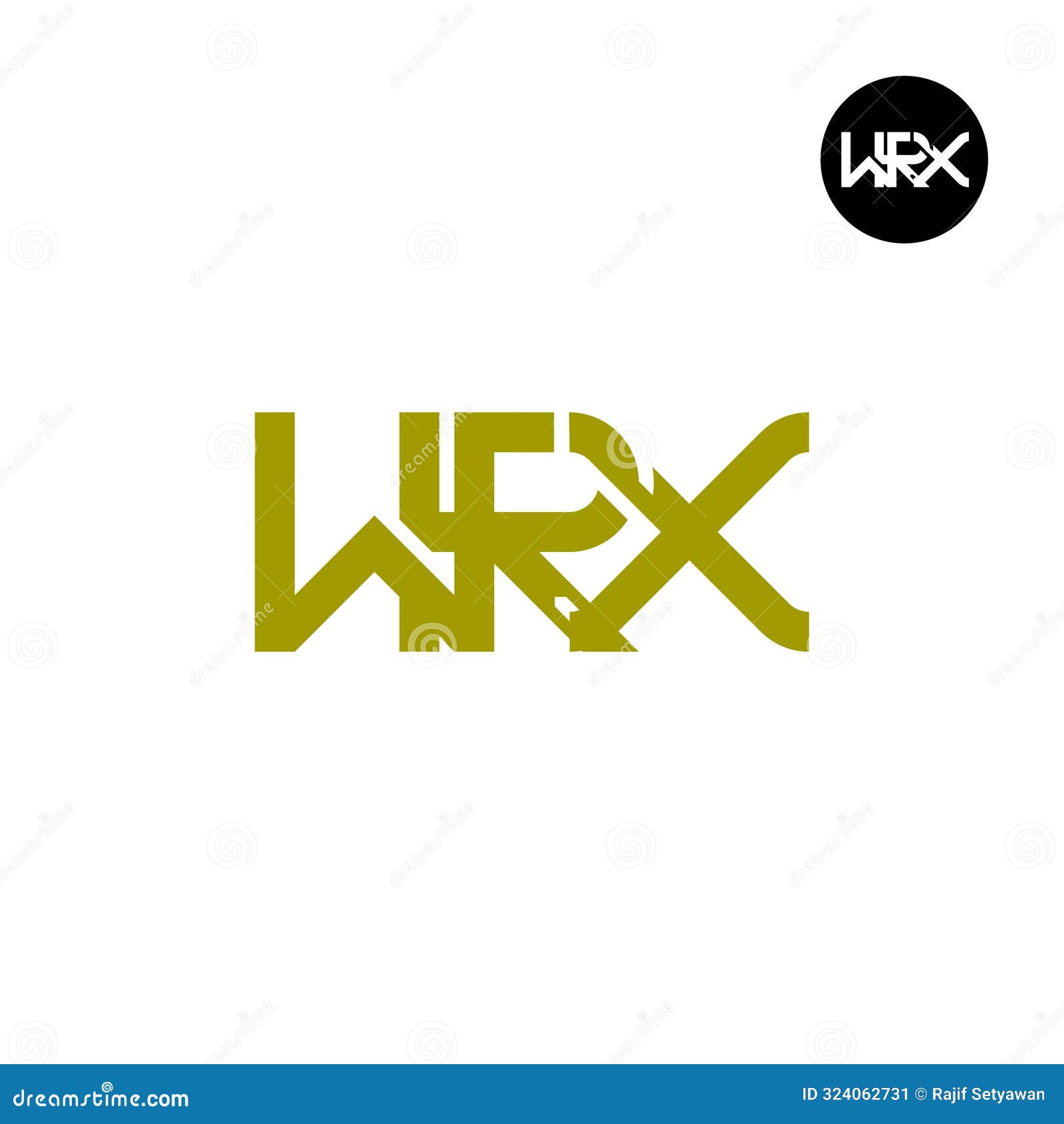 WRX Logo Letter Monogram Design Stock Vector - Illustration of letter ...