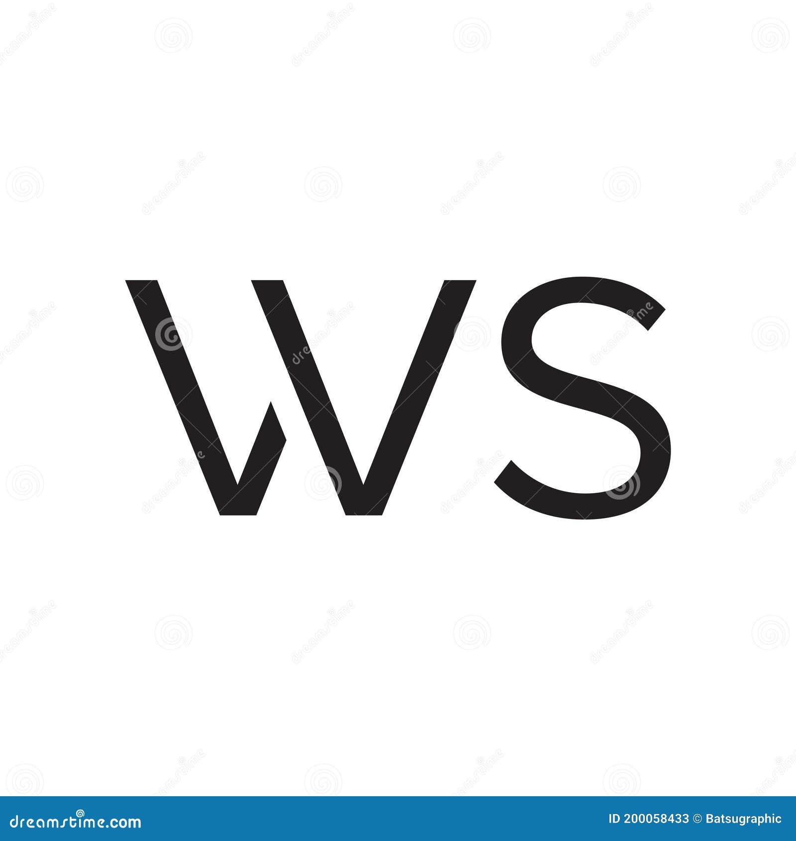 Ws Initial Letter Vector Logo Icon Stock Vector - Illustration of ...