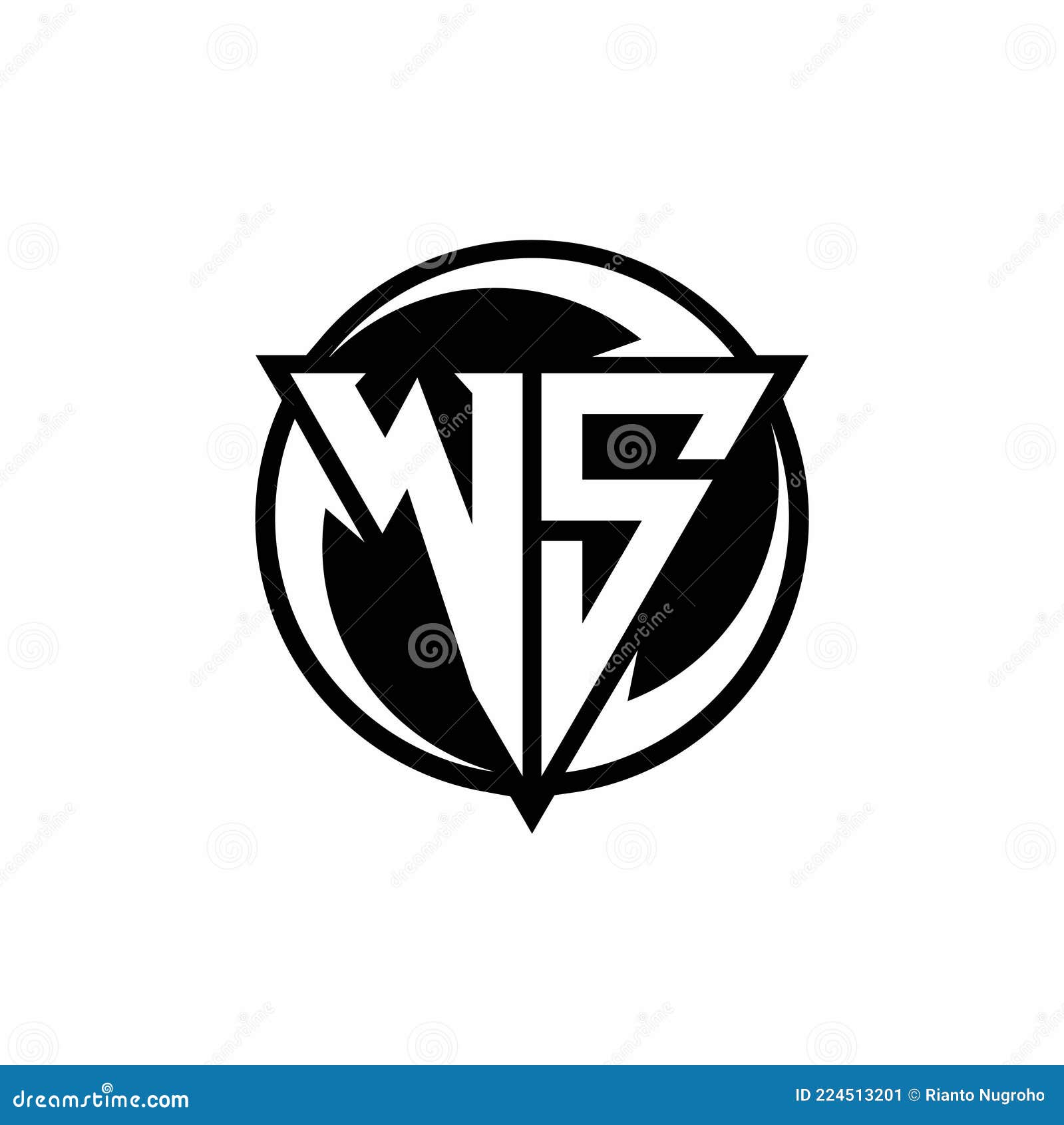 WS Logo Monogram Design Template Stock Vector - Illustration of ...
