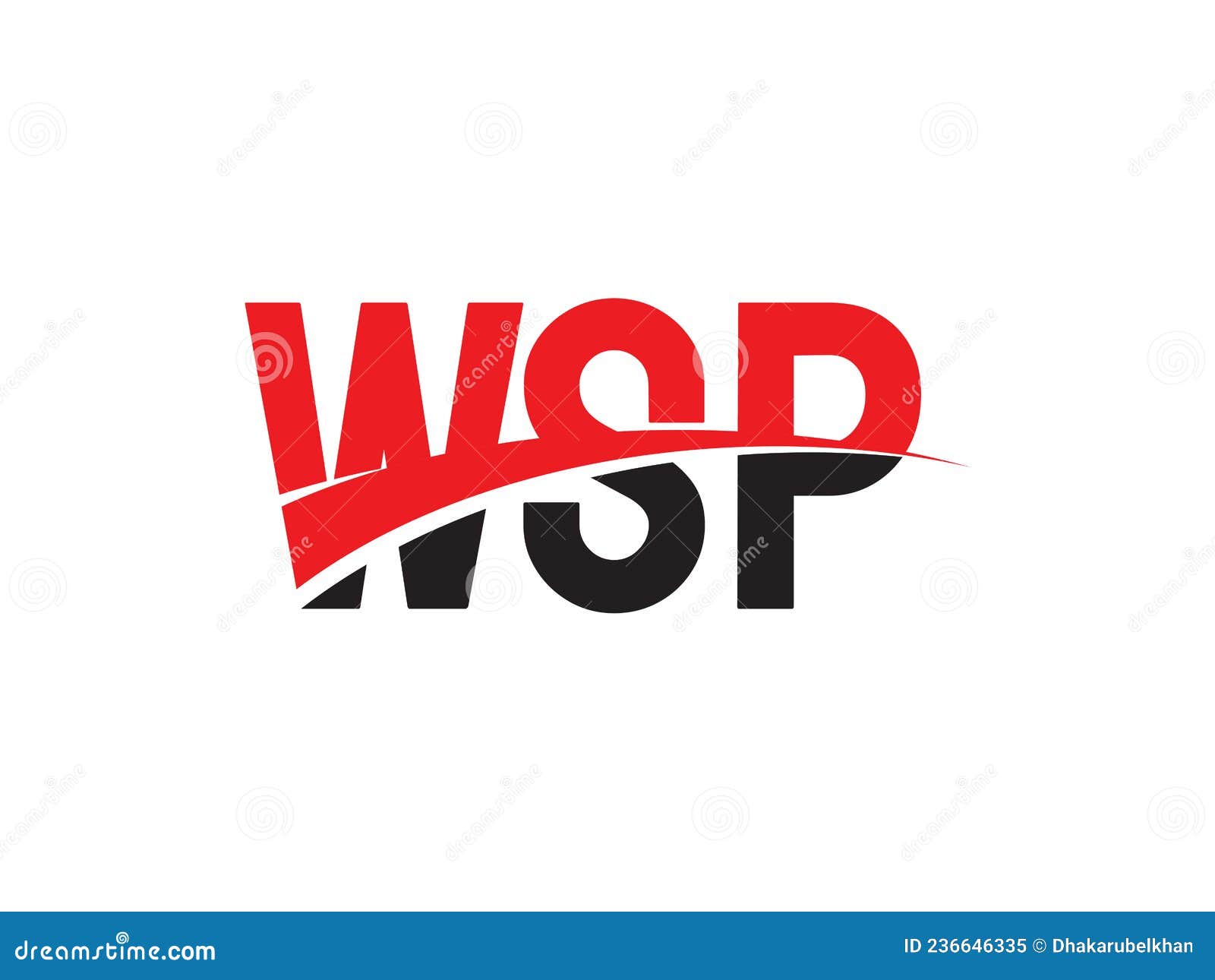 WSP Letter Initial Logo Design Vector Illustration Stock Vector ...