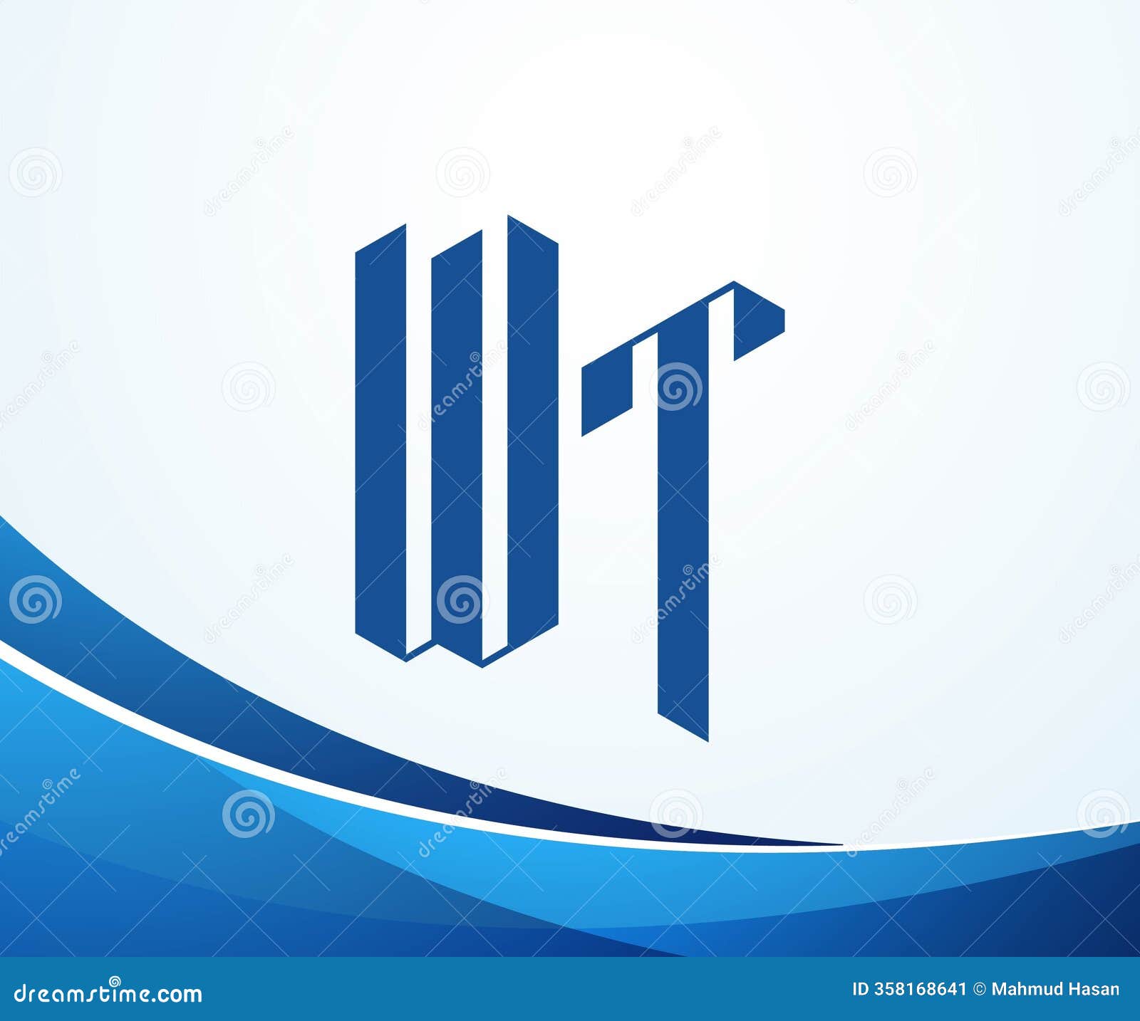 WT Alphabet Letter Logo Design Template Elements Stock Vector ...