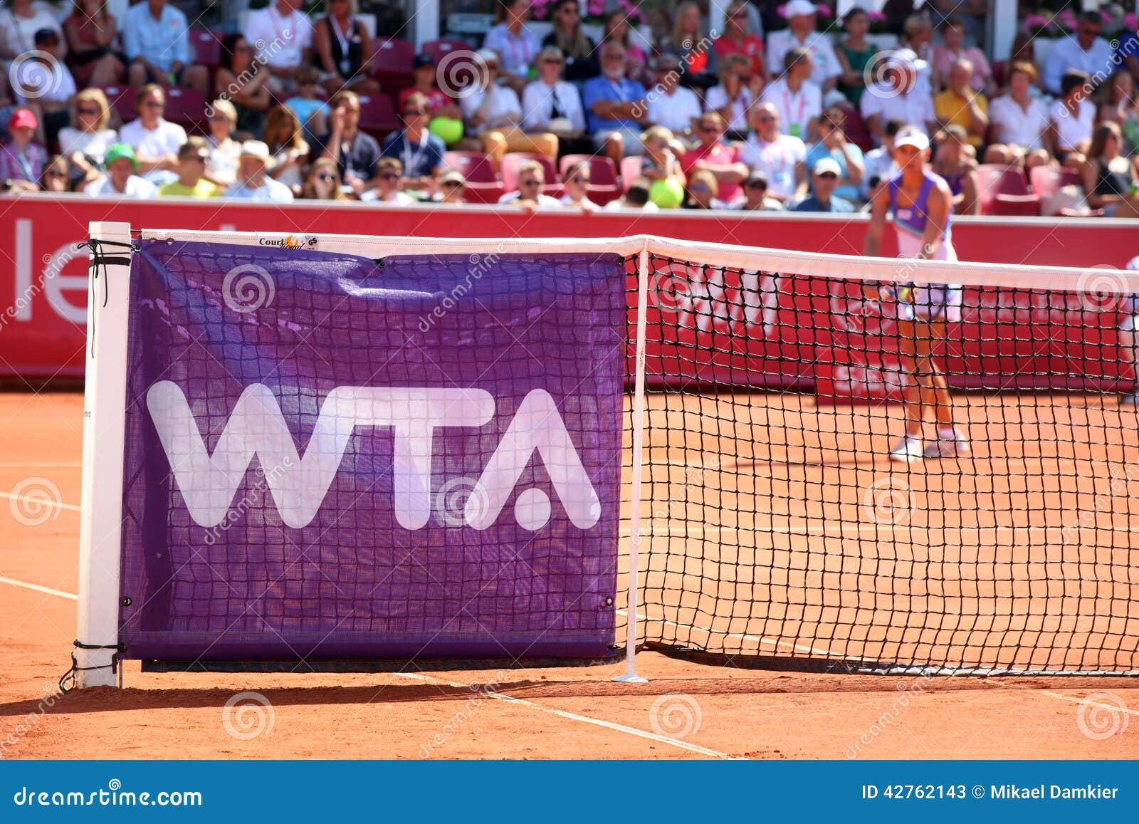 Wta-logo on tennis net editorial stock photo. Image of caucasian - 42762143