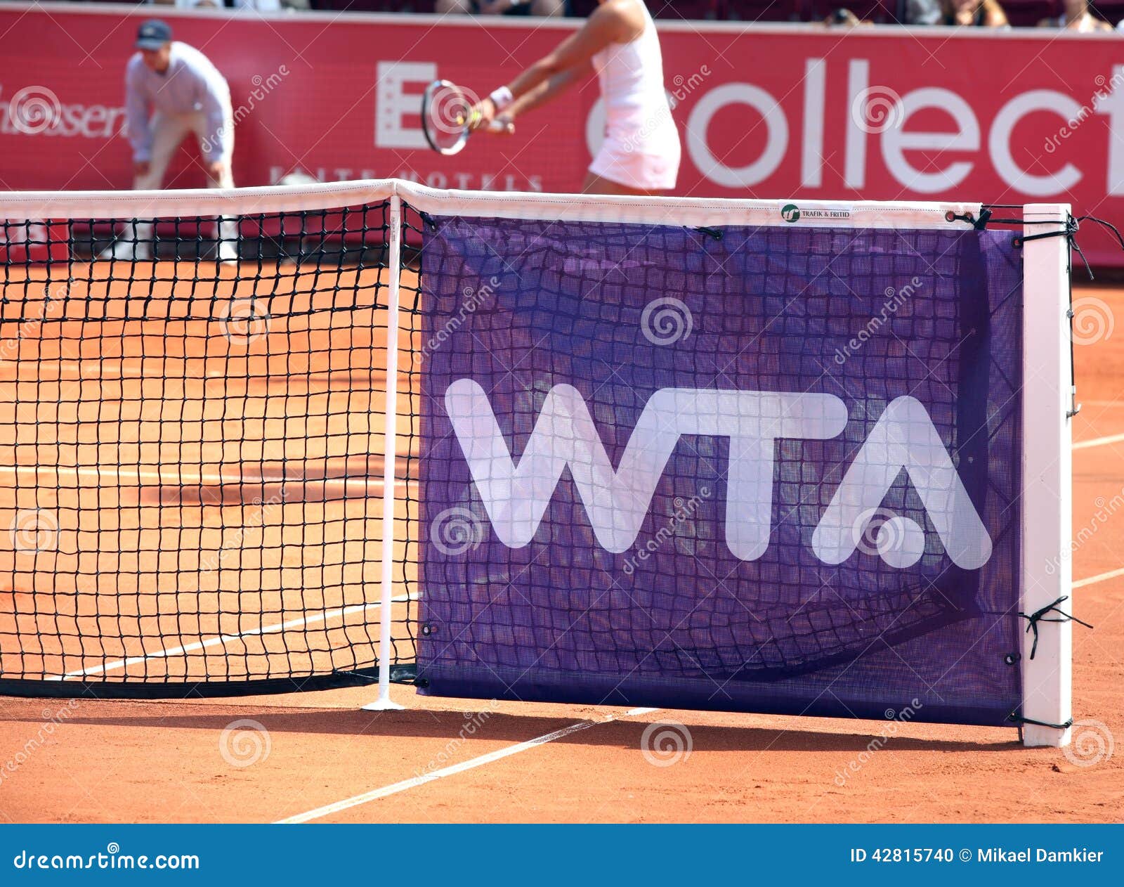Wta-logo on tennis net editorial image. Image of people - 42815740