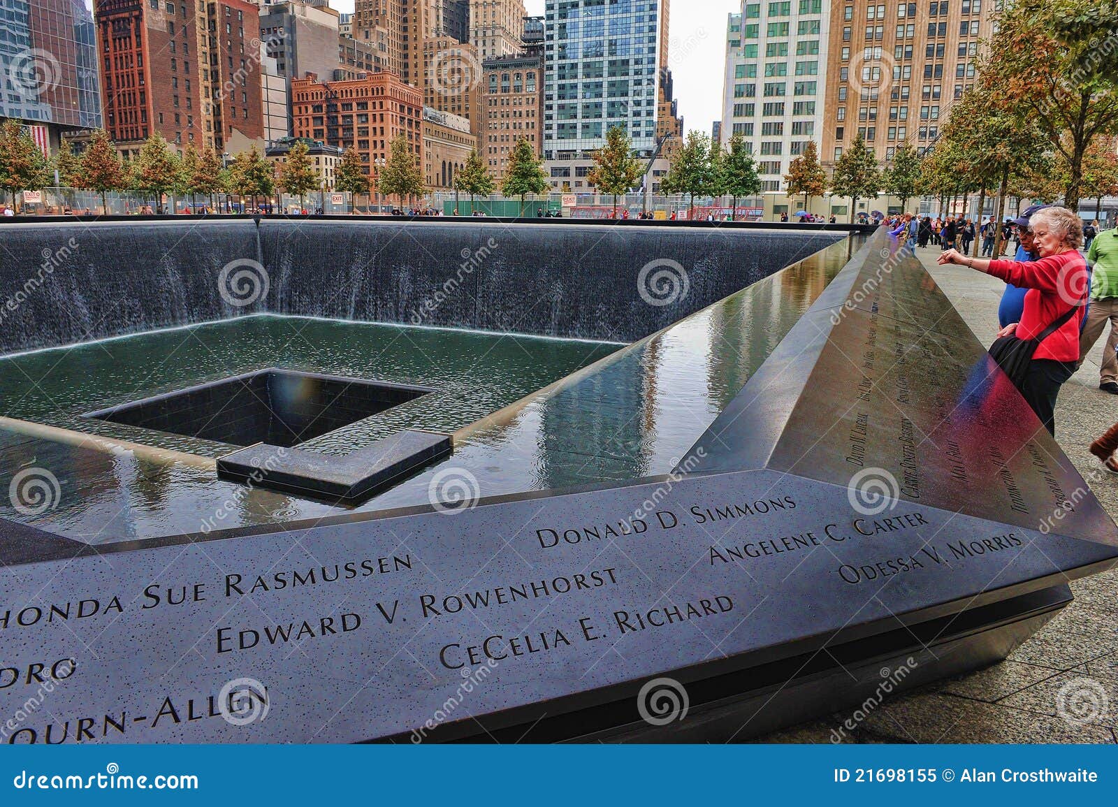 WTC 9-11 Memorial editorial image. Image of memorials - 21698155