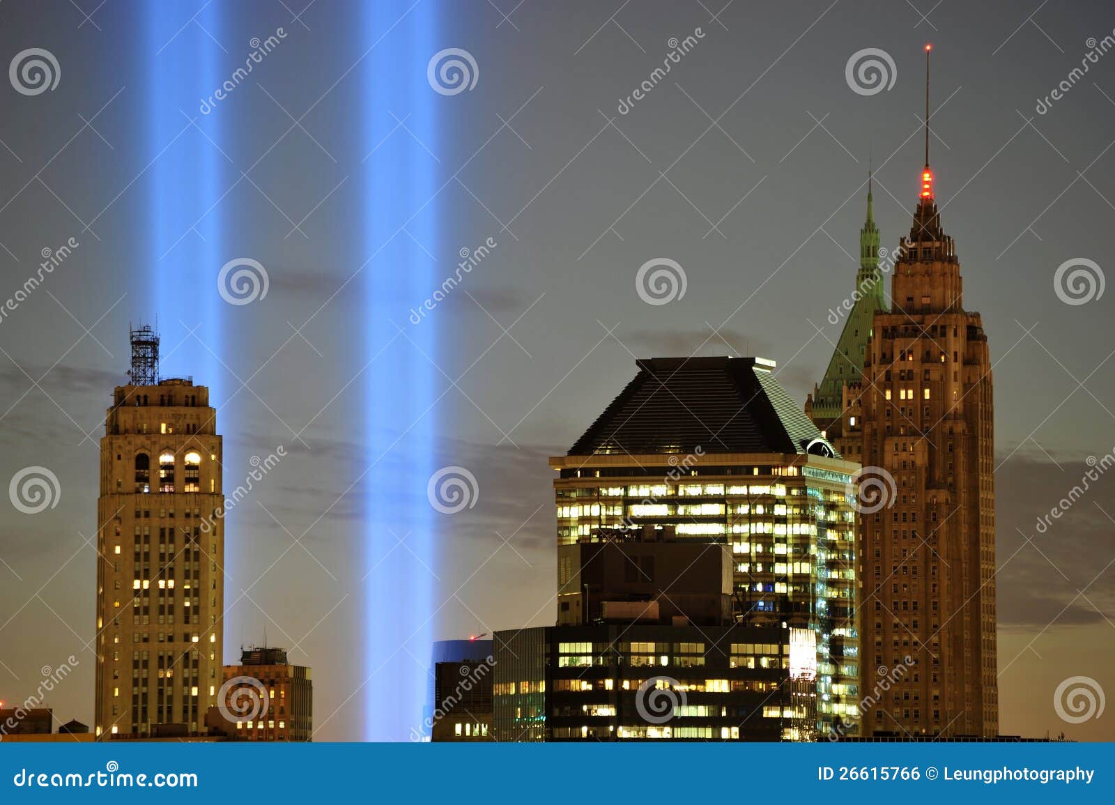 WTC 9/11 Tribute in Light Closeup Editorial Photo - Image of exchange ...