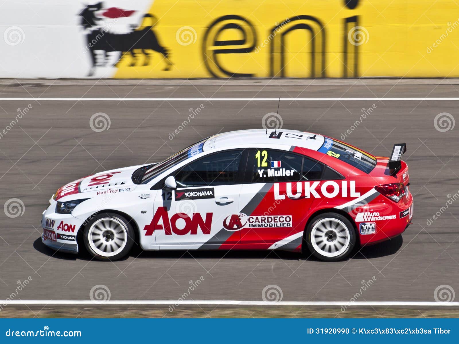 WTCC Yvan Muller imagen editorial. Imagen de camino, raza - 31920990