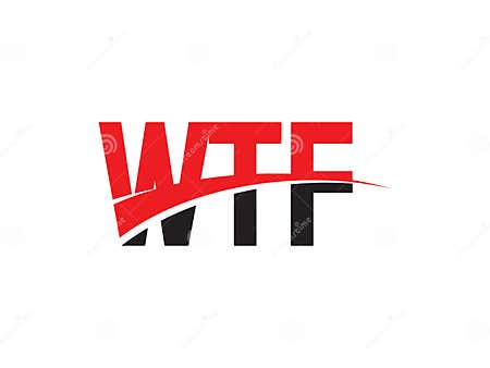 WTF Letter Initial Logo Design Vector Illustration Stock Vector ...