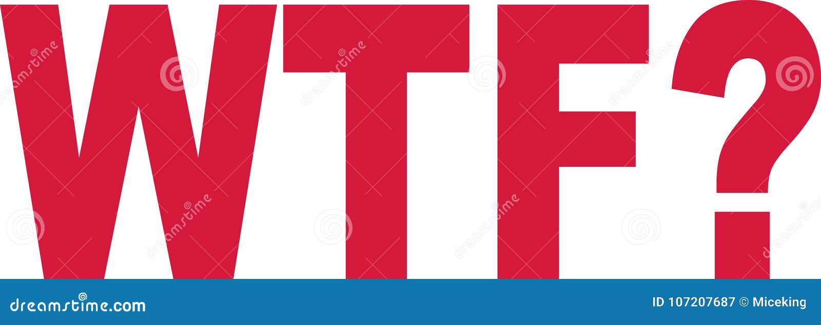 WTF Question vector stock vector. Illustration of pictogram - 107207687