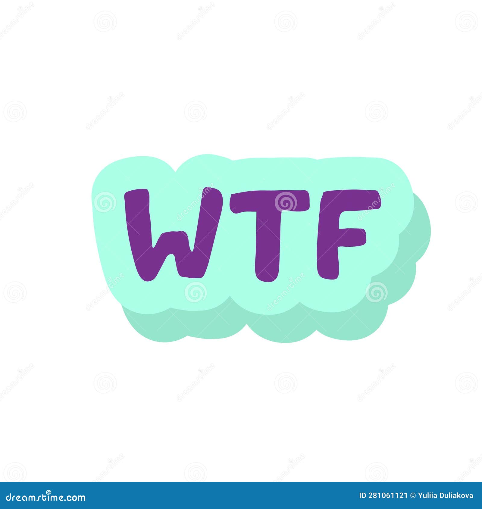 Wtf Speech Bubble Cloud, Scream and Shout. Vector Wtf Bubble Speech ...