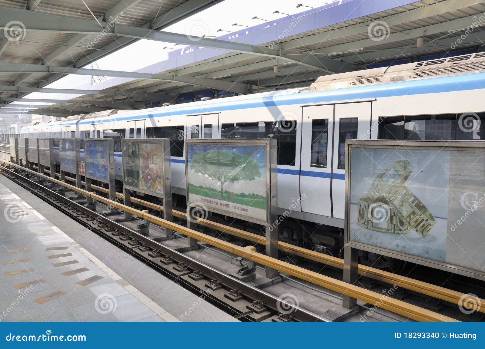 Wuhan,china: light rail editorial image. Image of fast - 18293340