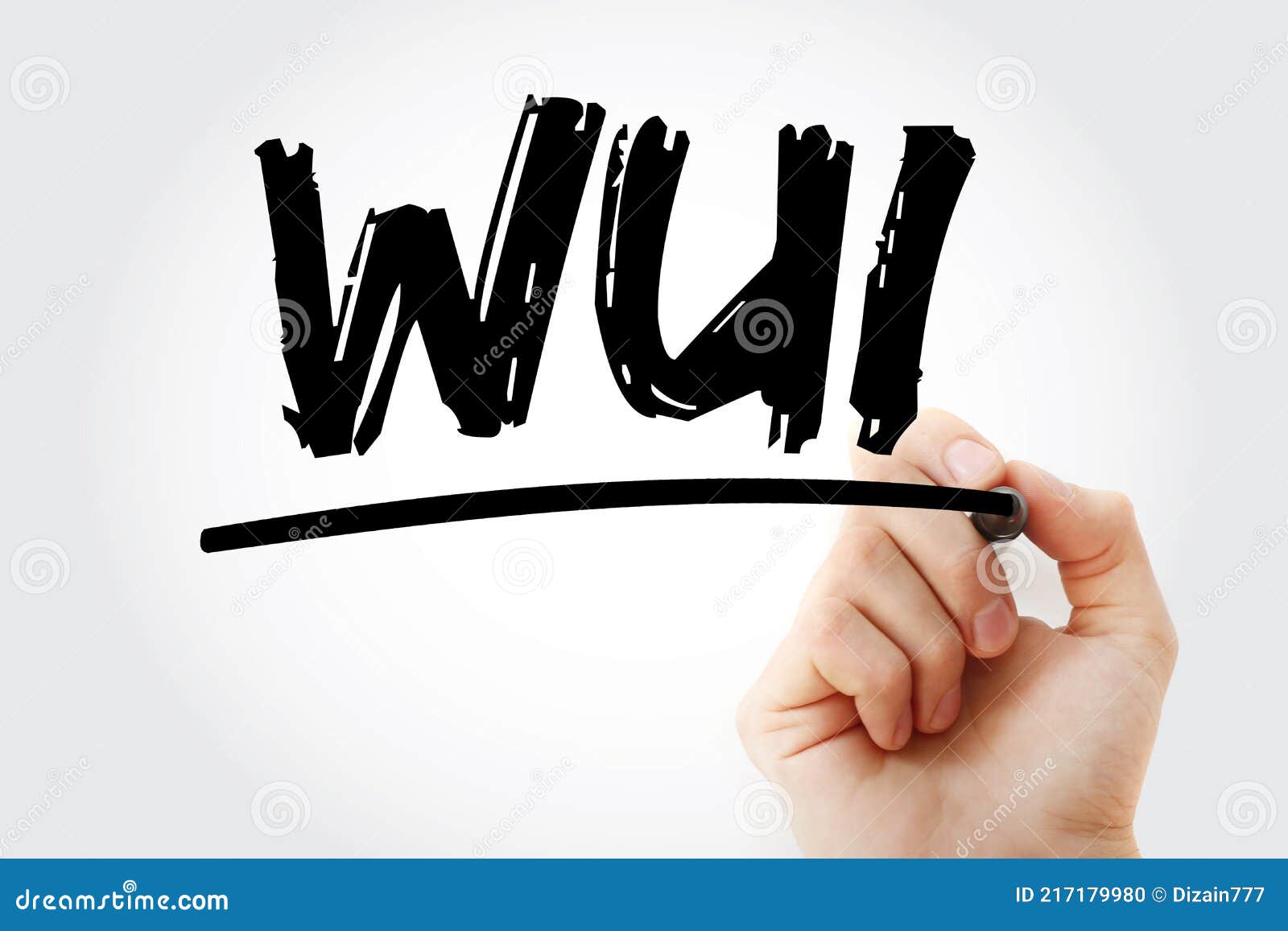 WUI - Web Based User Interface Acronym with Marker, Technology Concept ...