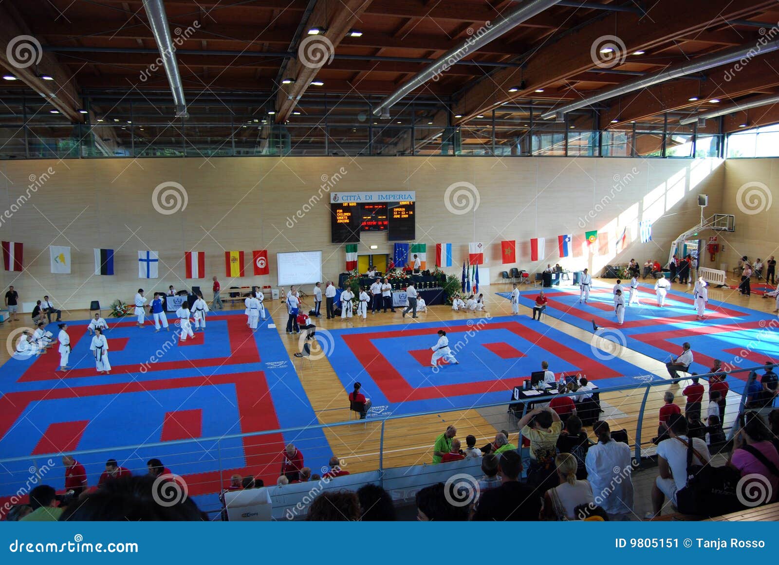 Wuko European Karate Championships Editorial Photo - Image of fight ...