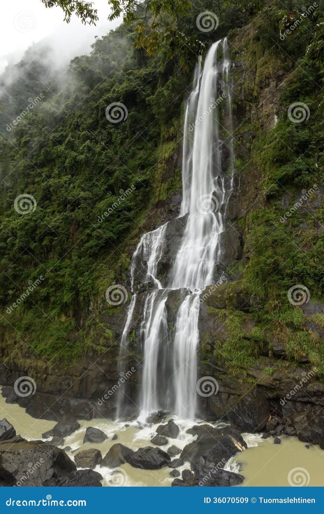 Wulai Waterfall Is Located In Wulai District, New Taipei City, Taiwan ...