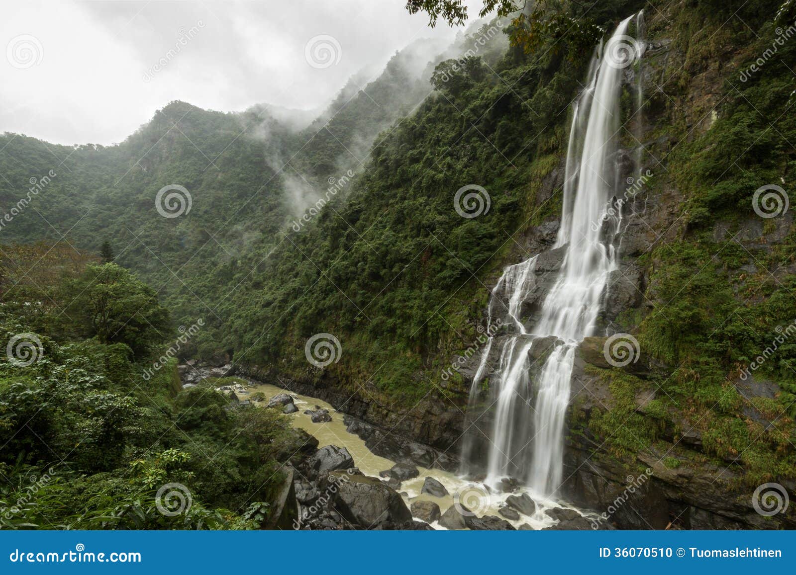 Wulai Waterfall Is Located In Wulai District, New Taipei City, Taiwan ...
