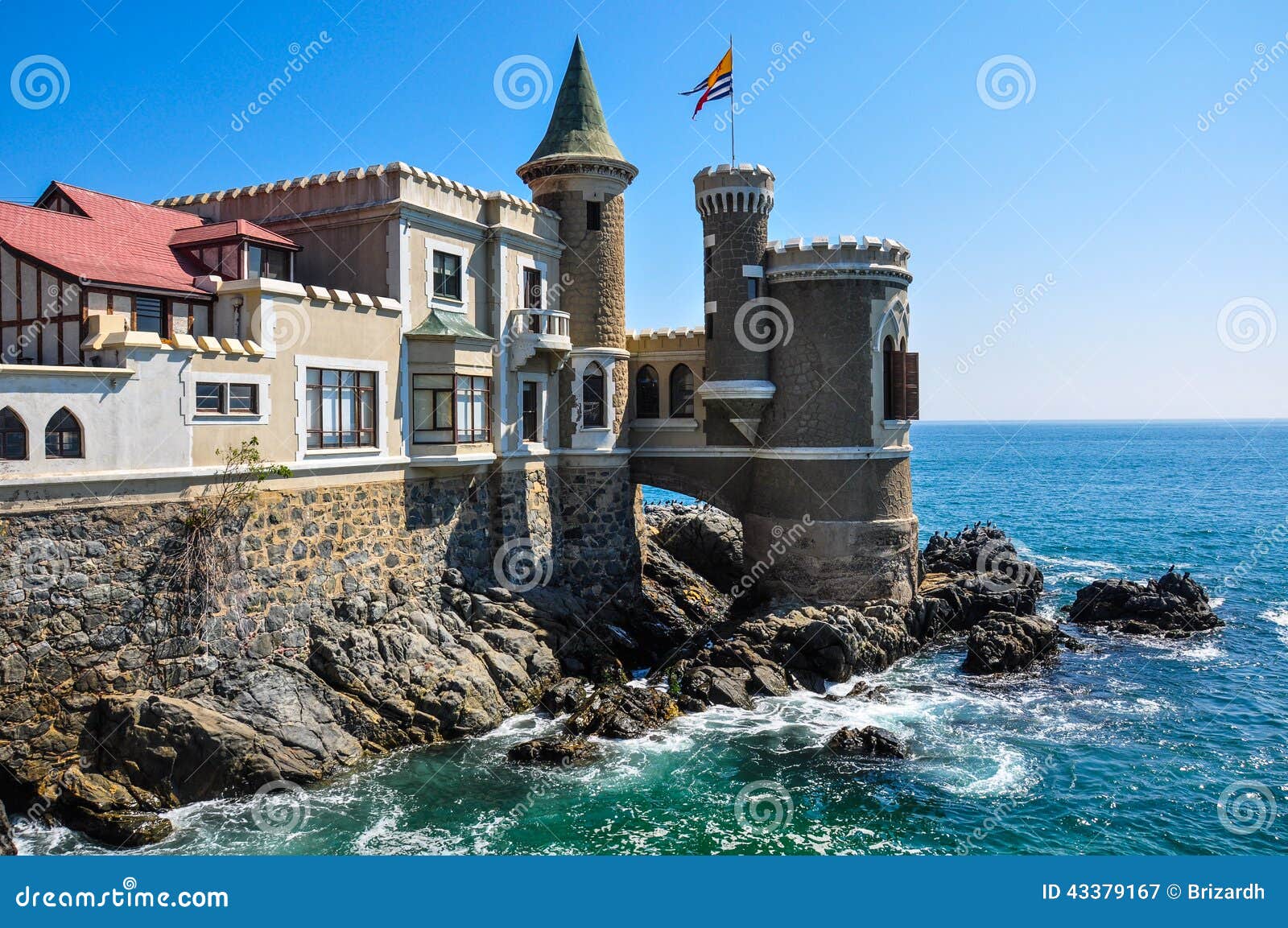 Wulff Castle in Vina Del Mar, Chile Stock Image - Image of beautiful ...