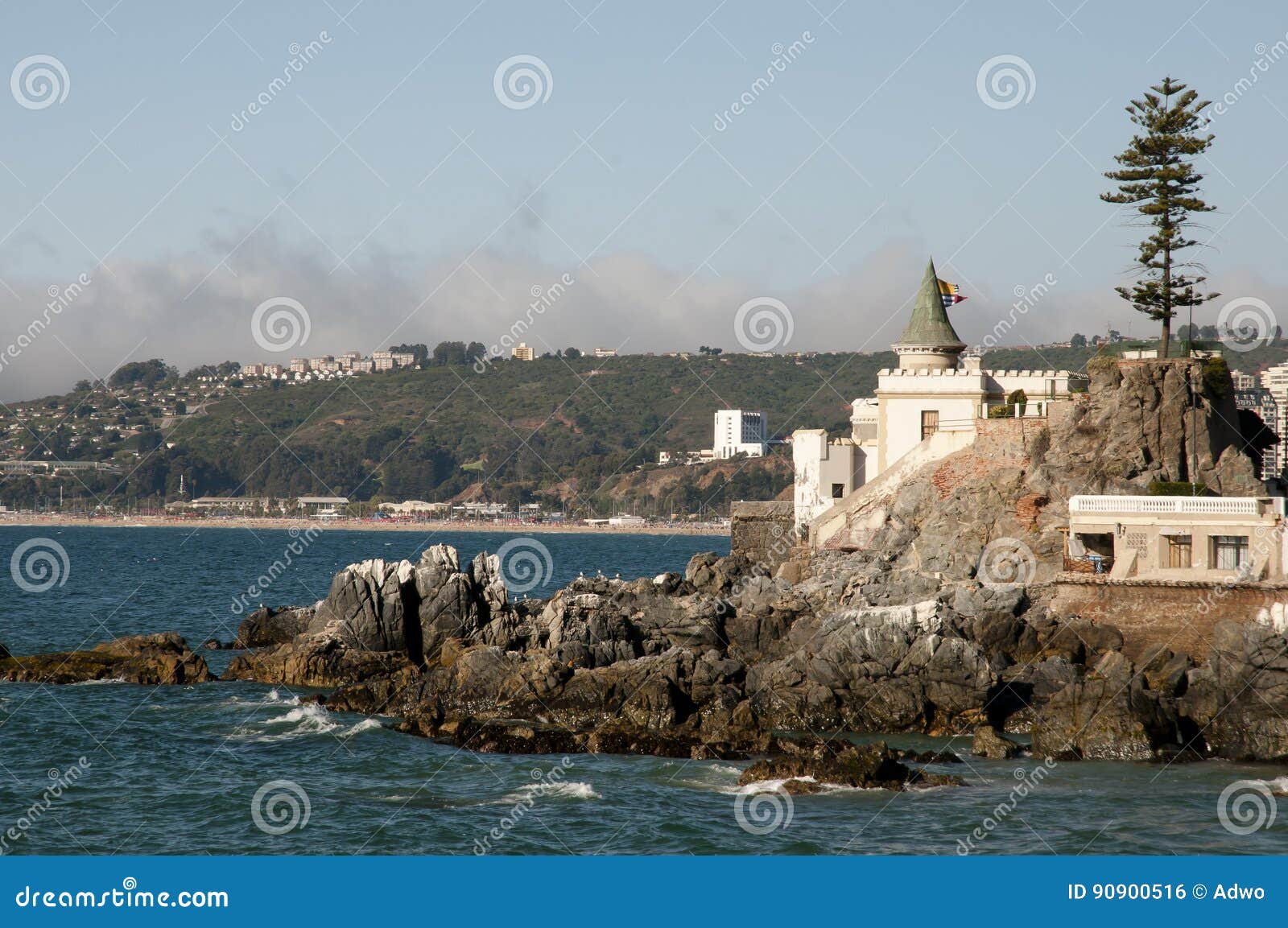 Wulff Castle - Vina Del Mar - Chile Stock Photo - Image of fairy, tale ...