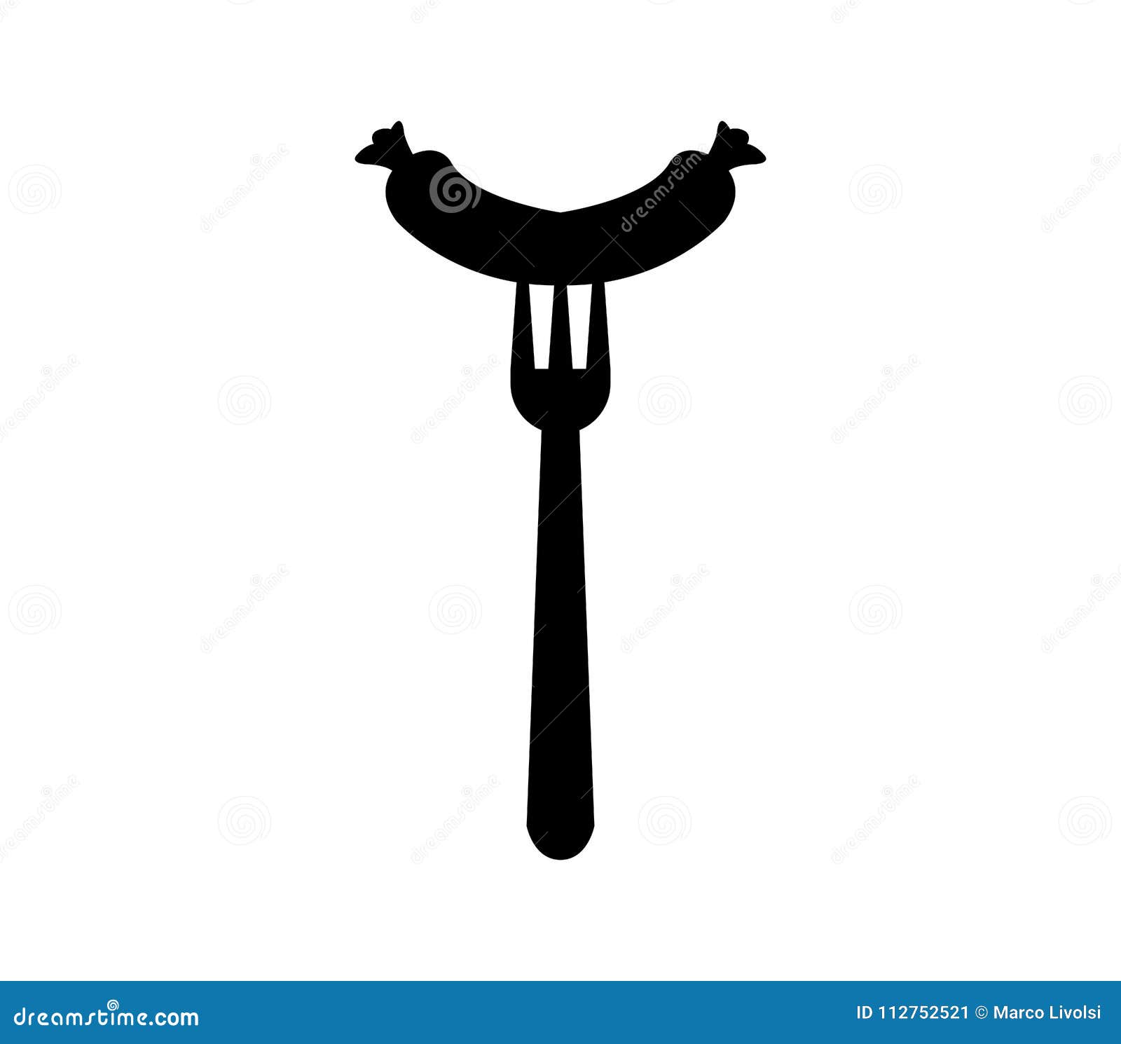 Wurstel Icon Stock Photography | CartoonDealer.com #112752506