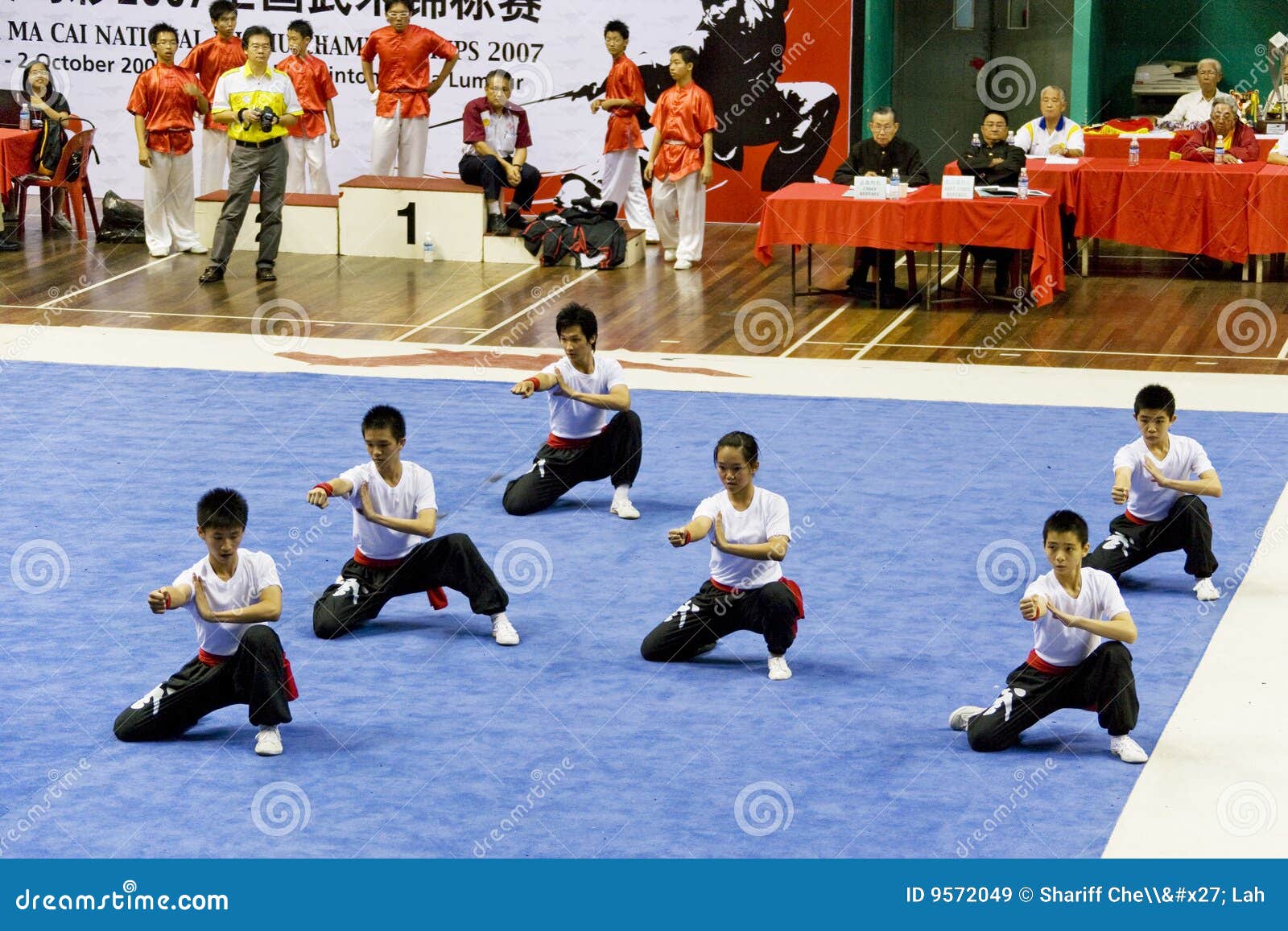 Wushu Team Action editorial stock image. Image of exponent - 9572049