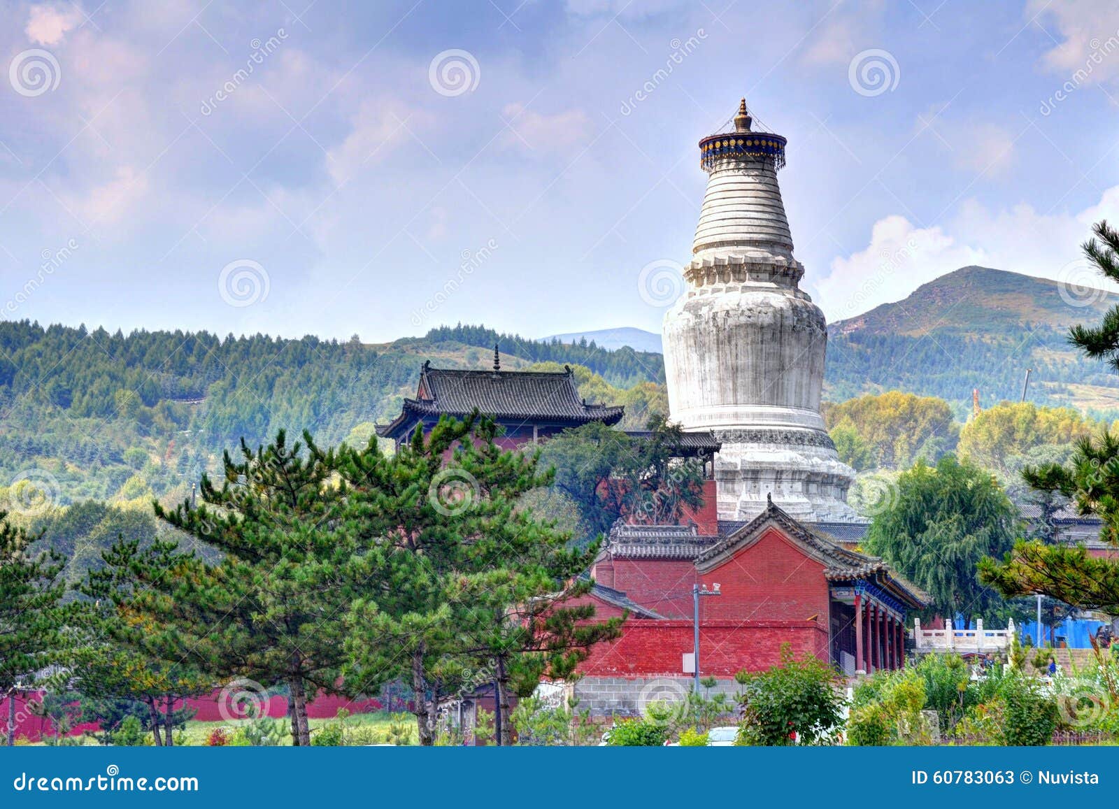 Wutai Mountain stock image. Image of china, faith, mountain - 60783063