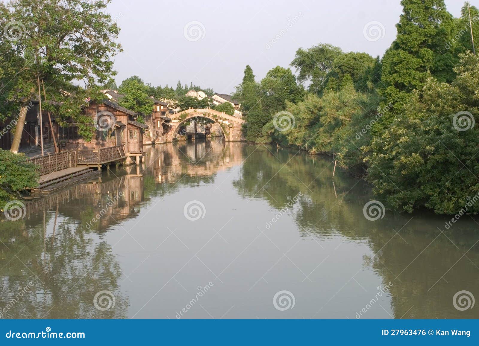 Wuzhen stock photo. Image of spring, town, ancient, setting - 27963476